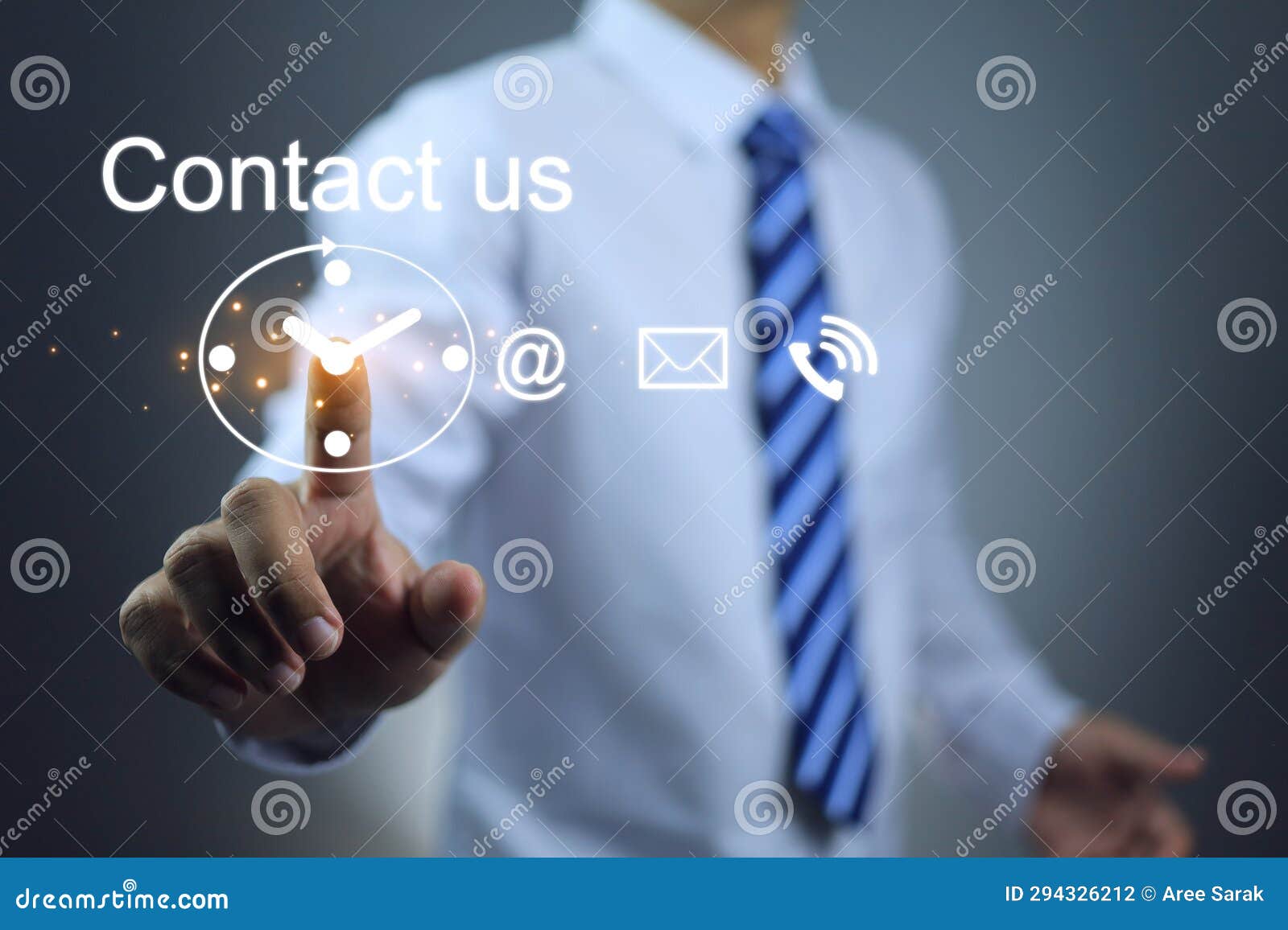 Contact Us Indicates Availability of 24 Hour Stock Photo - Image of ...