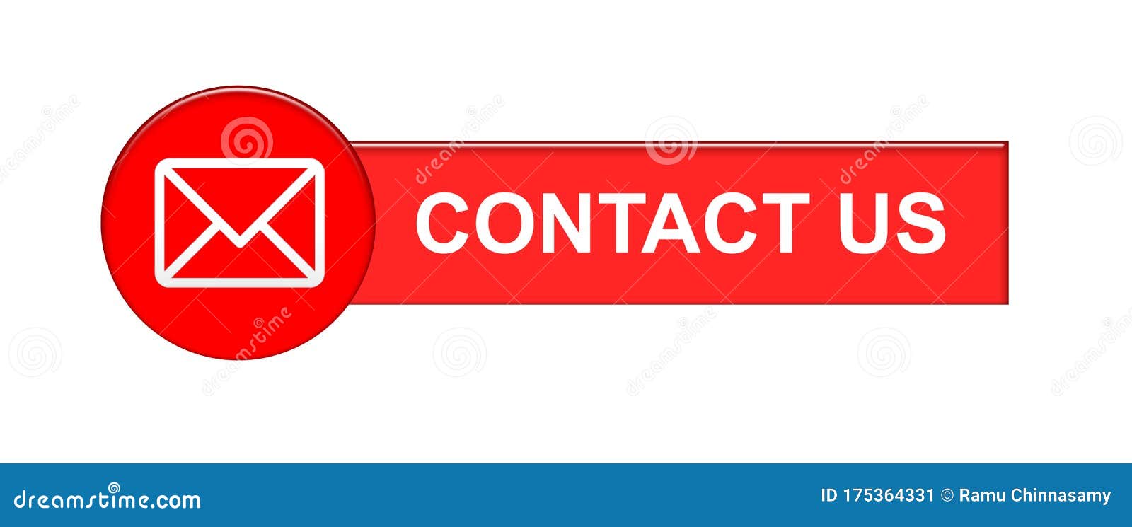 Contact Us Mail Icon Button Stock Illustration - Illustration of ...