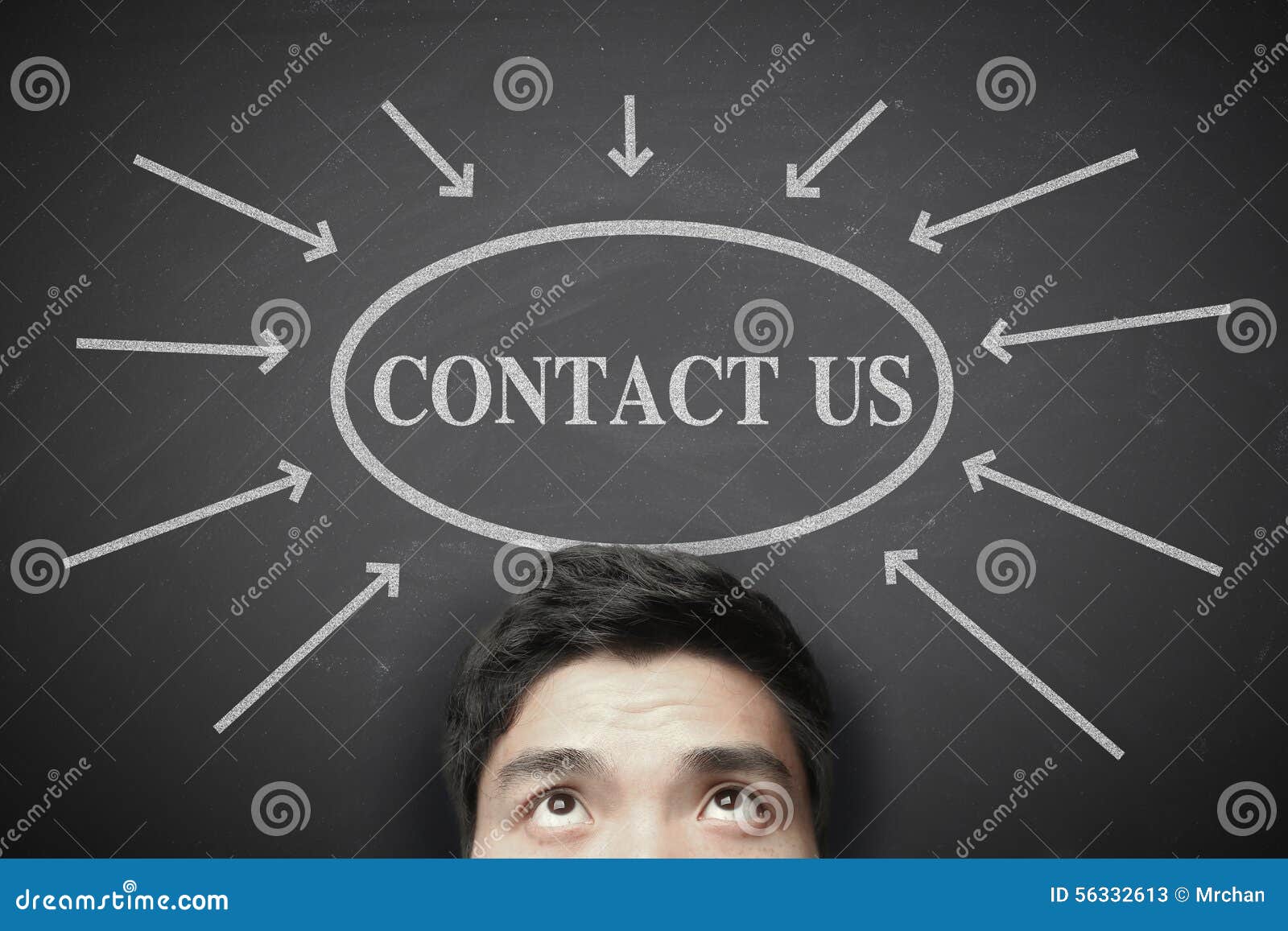 Contact us stock image. Image of contact, concept, dark - 56332613