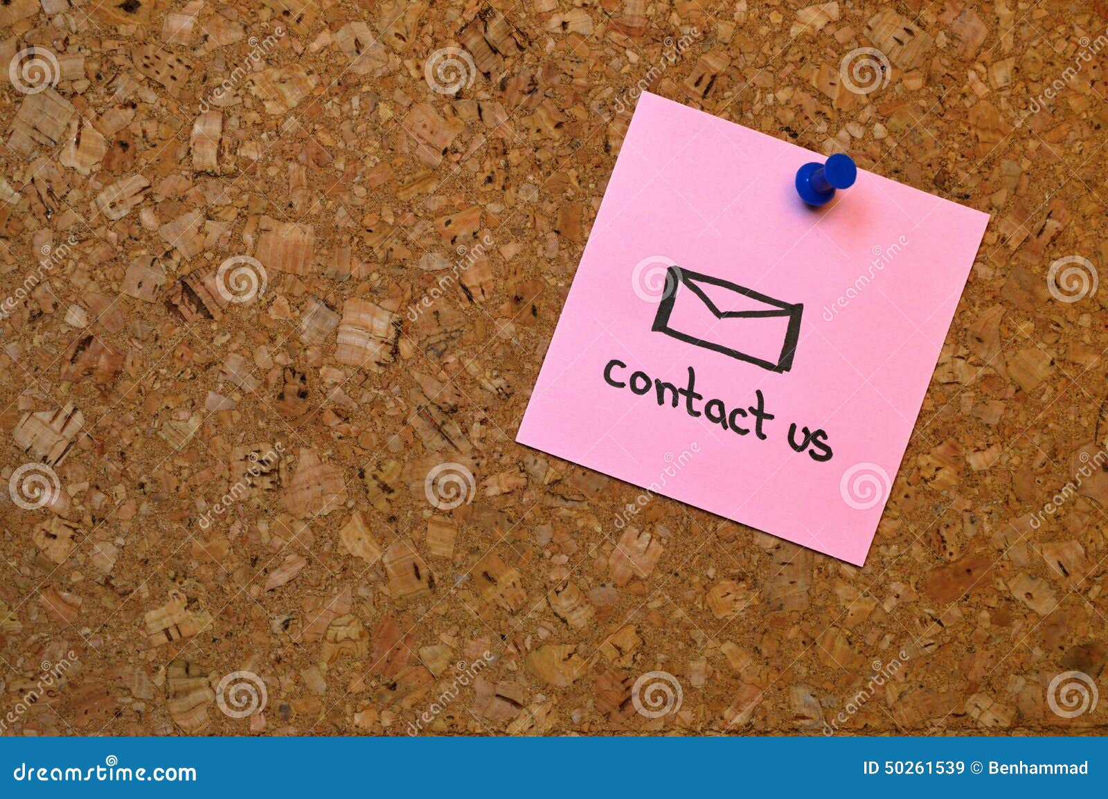 Contact us memo stock image. Image of message, text, communication ...