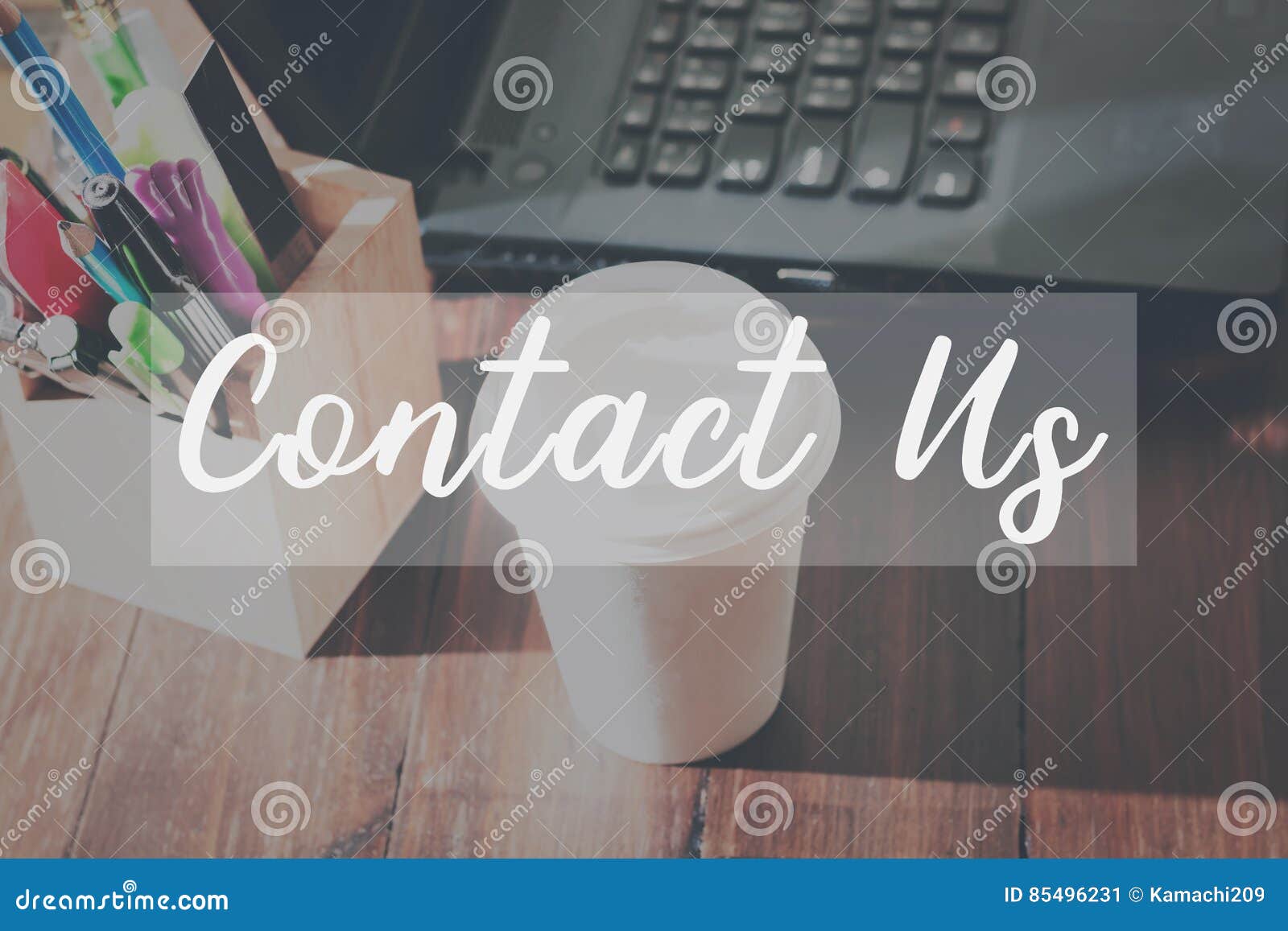 Contact Us Message on the Device Works the Table Background ...