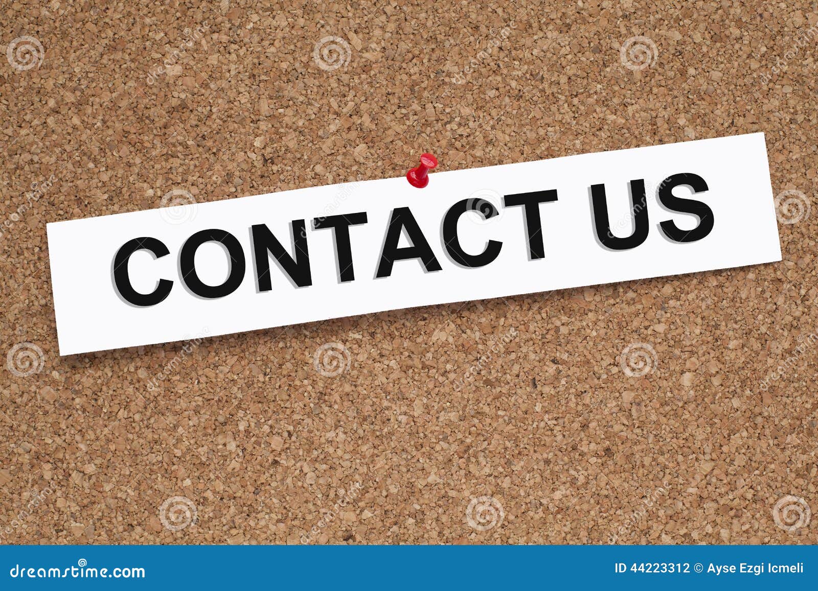 Contact Us stock photo. Image of calling, bulletinboard - 44223312