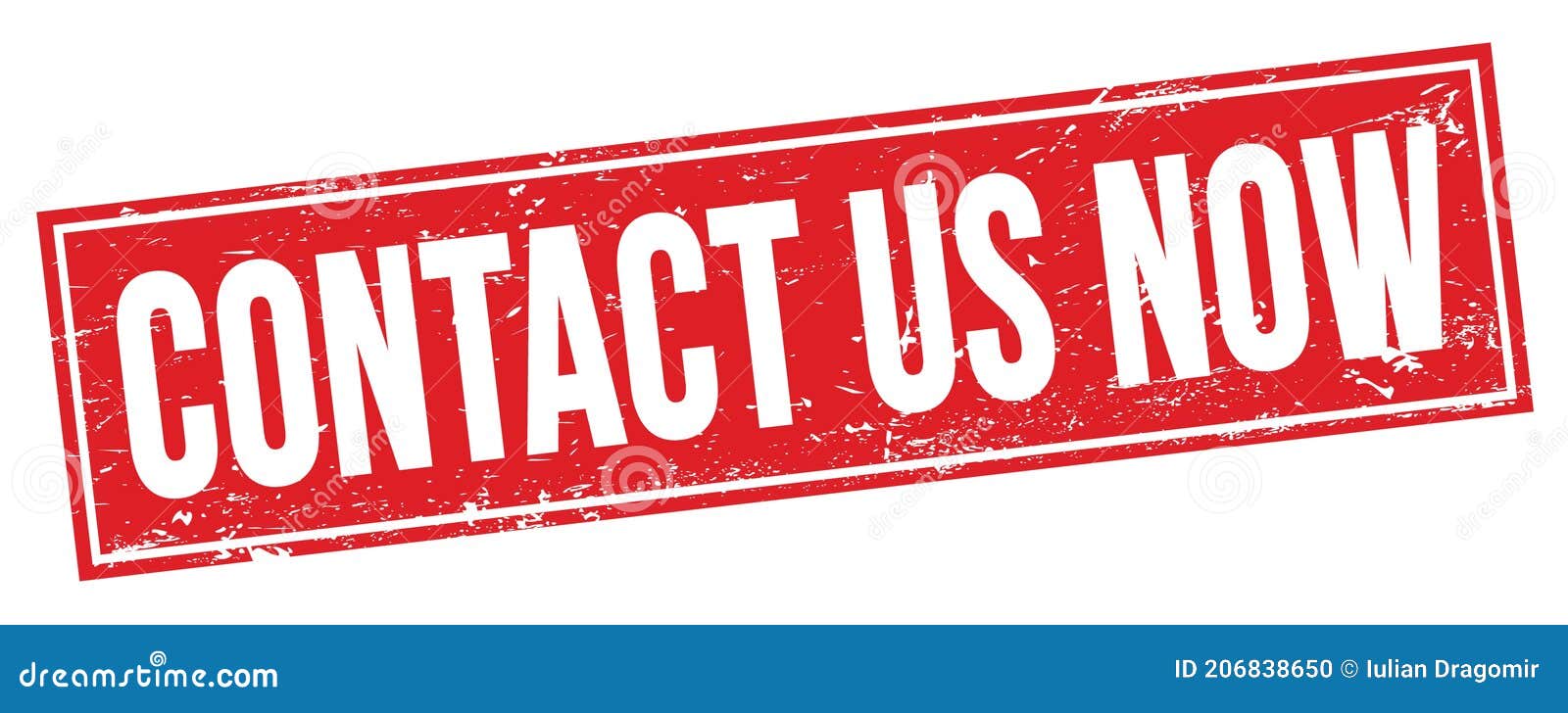 CONTACT US NOW Text on Red Grungy Rectangle Stamp Stock Illustration ...