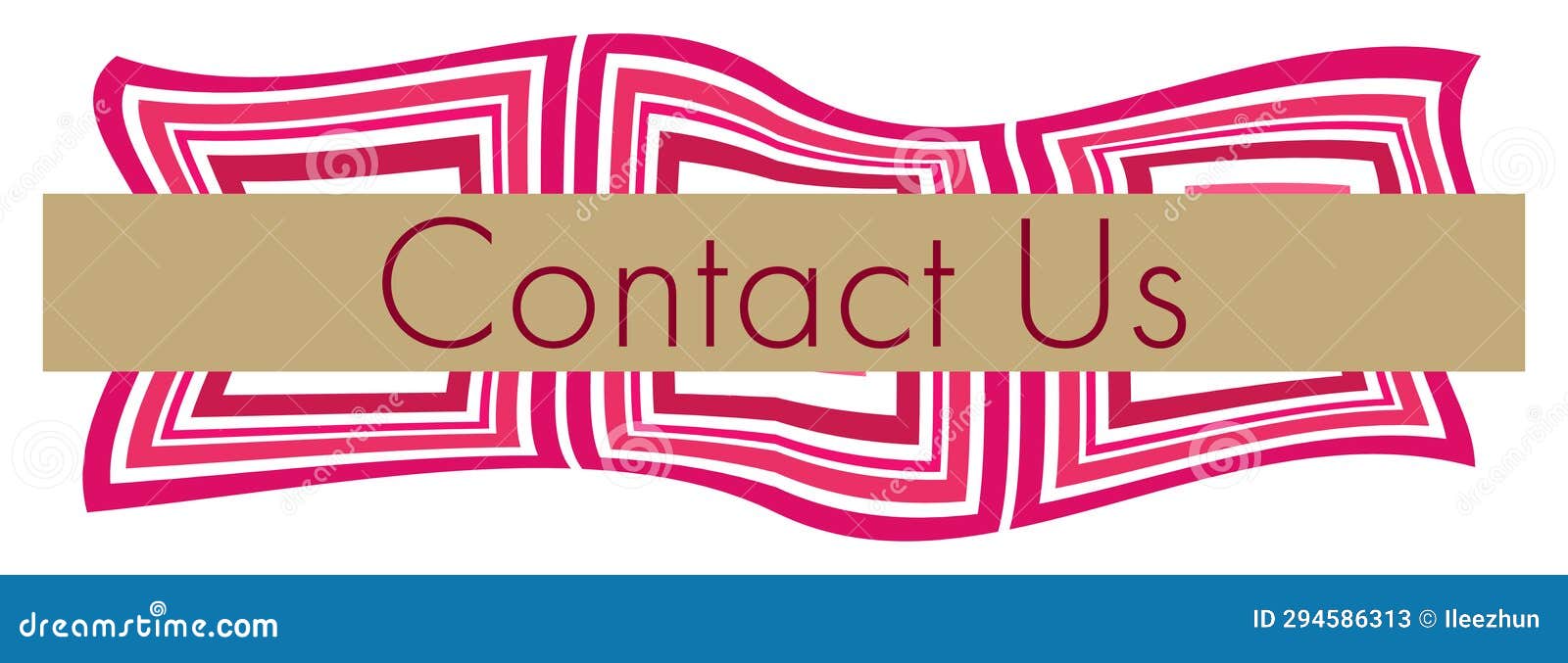 Contact Us Squares Separator Blue Banner Royalty-Free Stock Photography ...