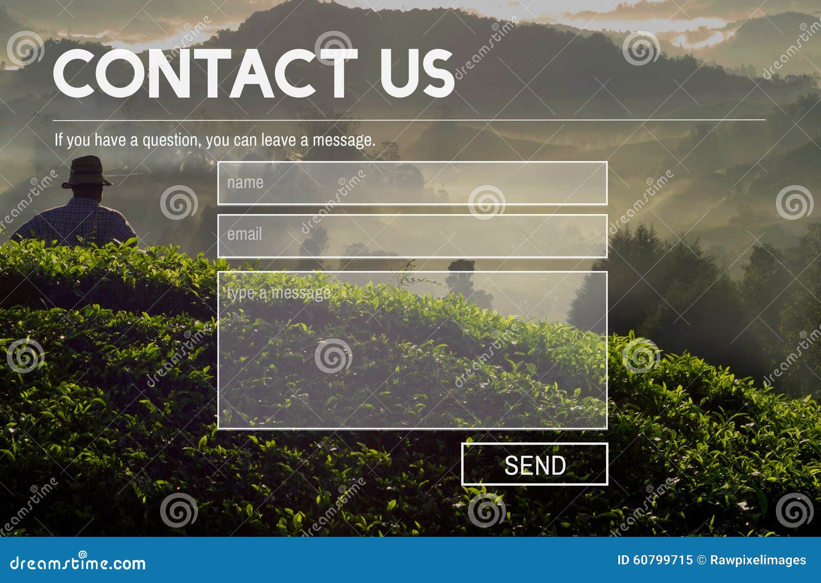 Contact Us Service Support Information Feedback Concept Stock Image ...