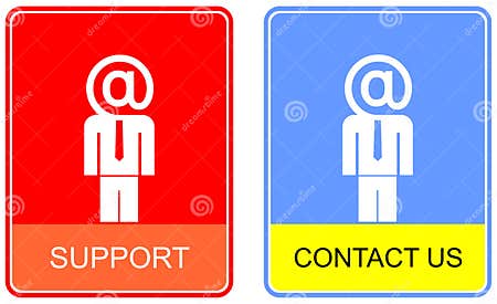 Contact us - sign stock vector. Illustration of work - 10311988