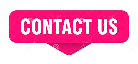 Contact Us Sticker. Contact Us Sign on Transparent Background Stock ...