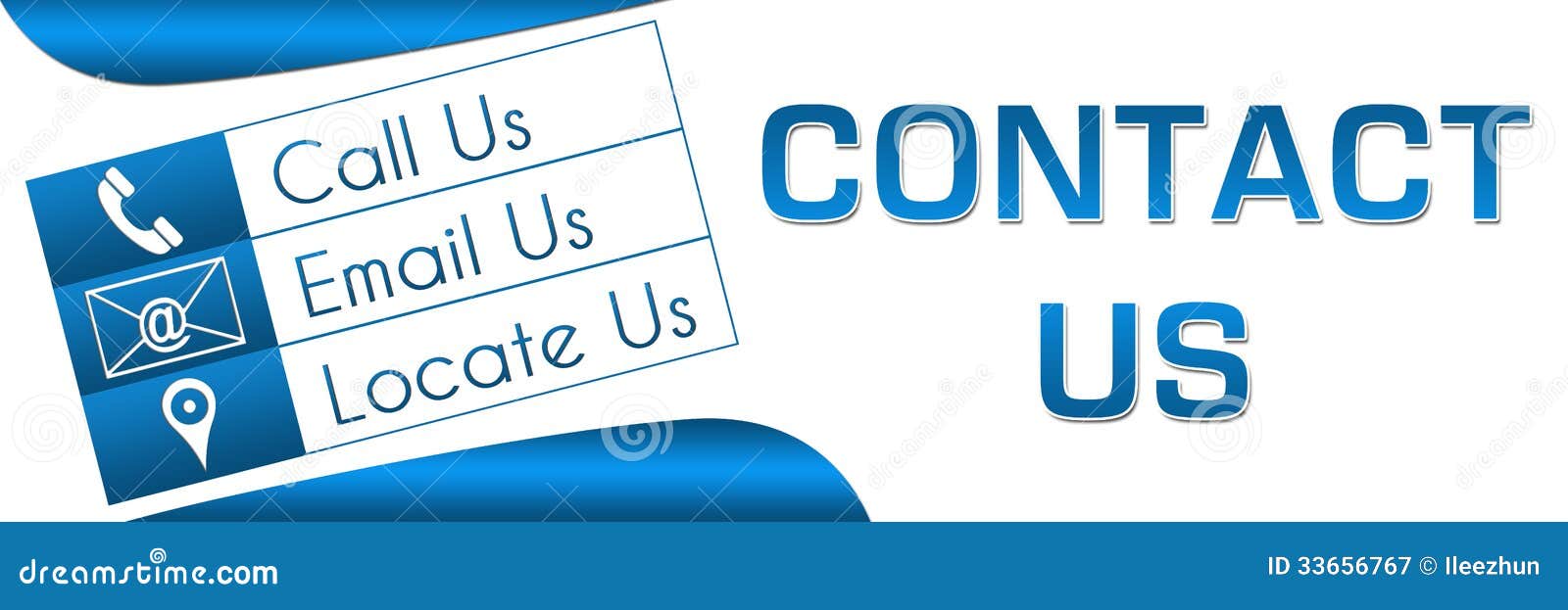 Contact Us Three Box Banner Stock Illustrations – 3 Contact Us Three ...