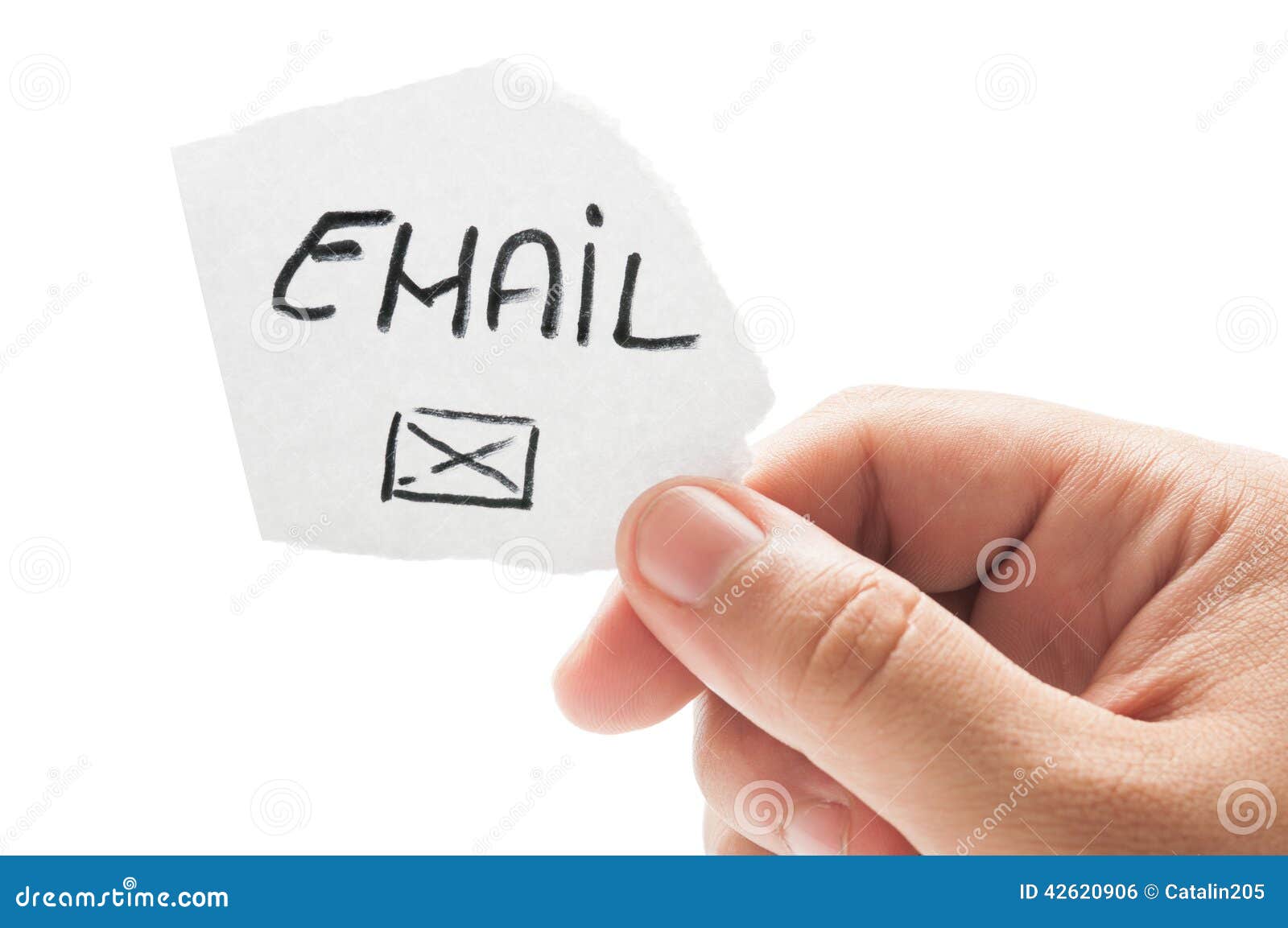 Contact Us Using Email Concept Stock Photo - Image of background, hold ...