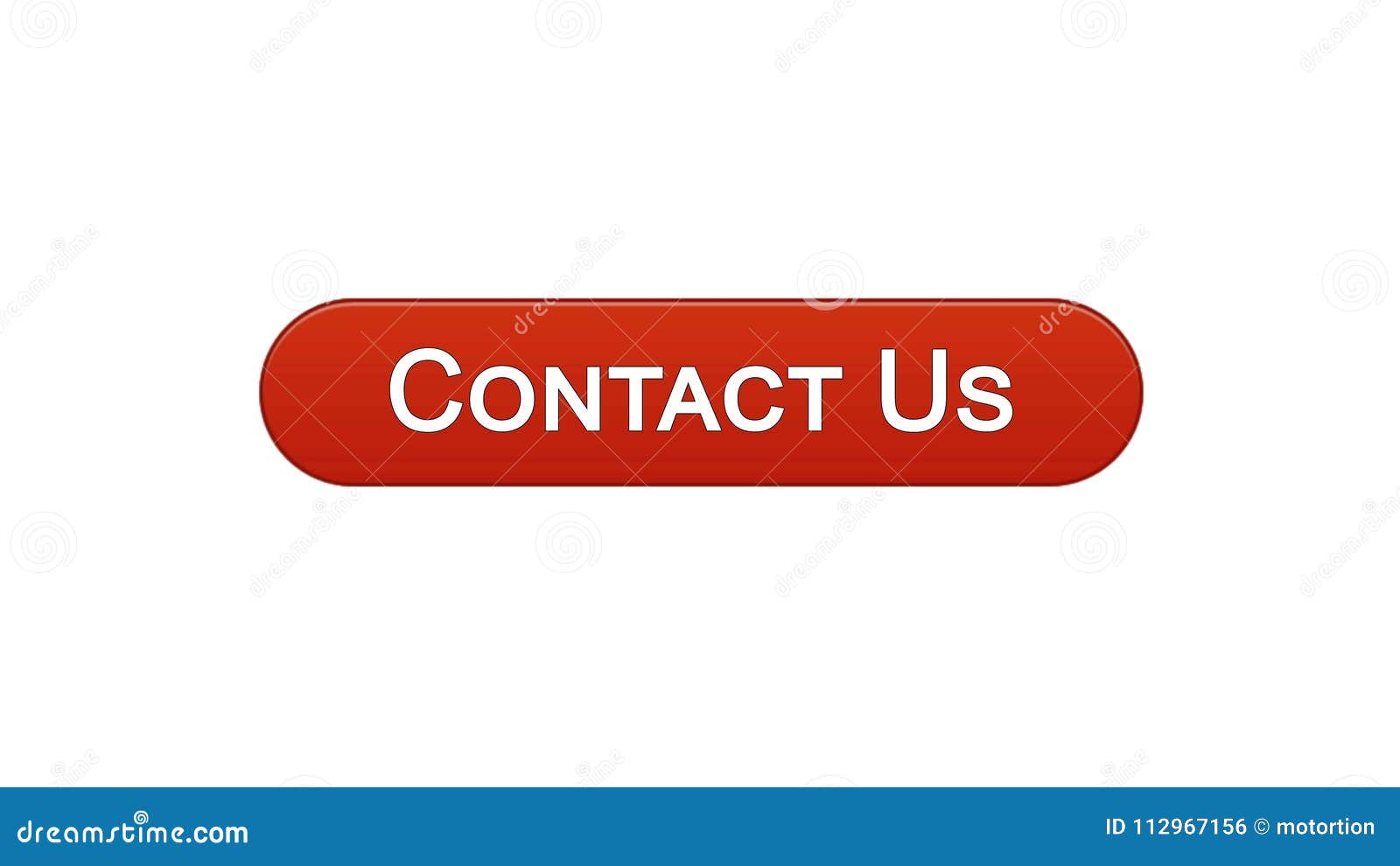 Contact Us Web Interface Button Wine Red Color Business Communication ...