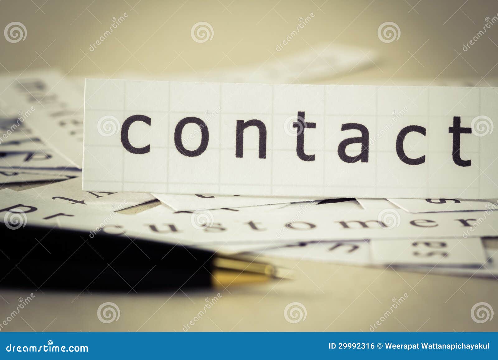Business contact stock photo. Image of symbol, close - 29992316