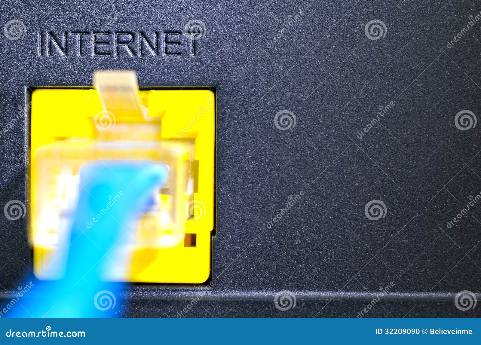 Contactdoos Voor Internet-verbinding Stock Foto - Image of macro ...