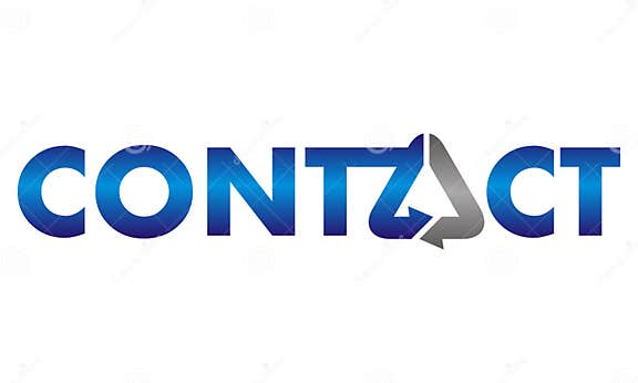 Contacte Logo Emblem ilustração do vetor. Ilustração de rede - 104292504