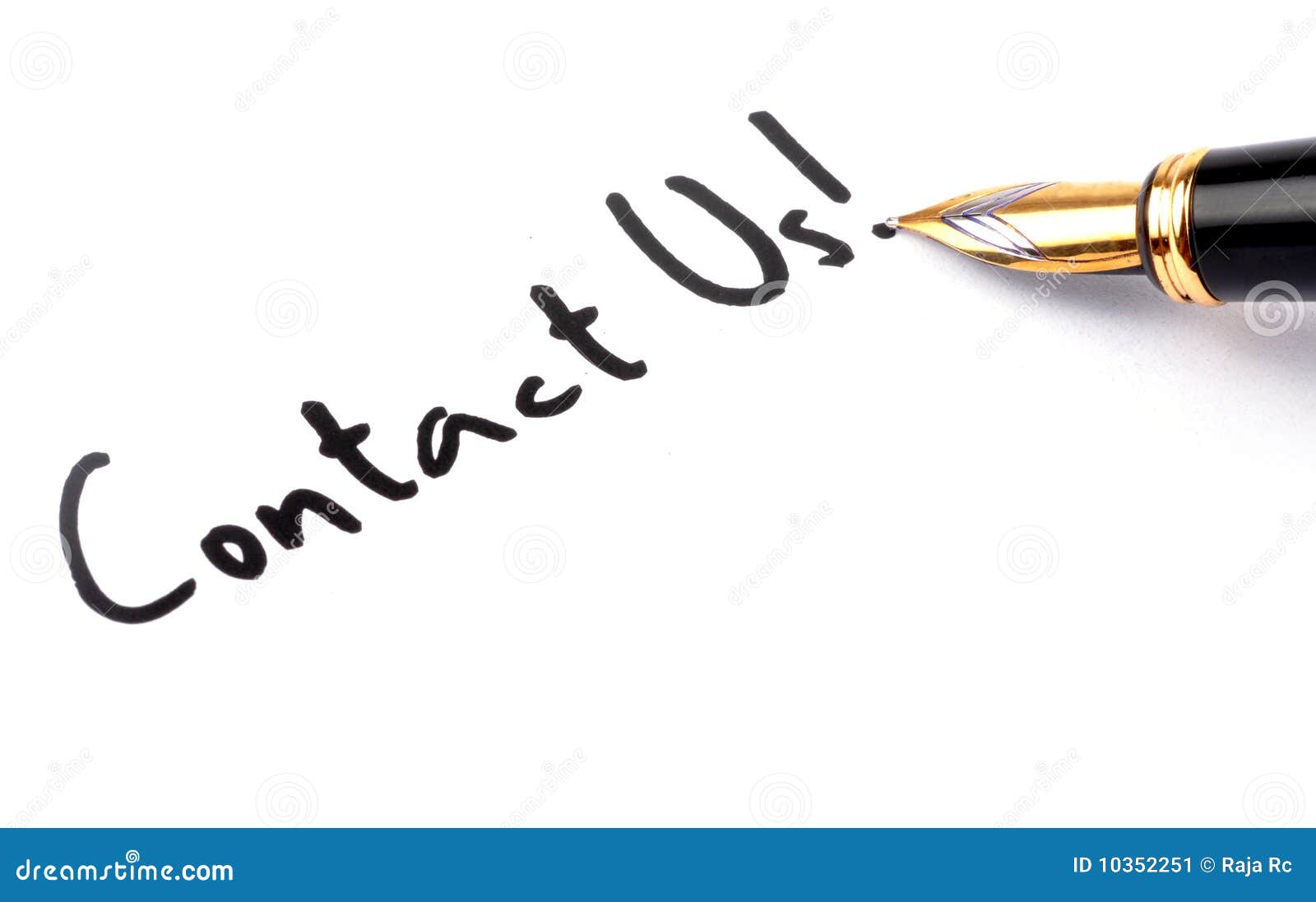 Contactez-nous image stock. Image du transmission, fontaine - 10352251