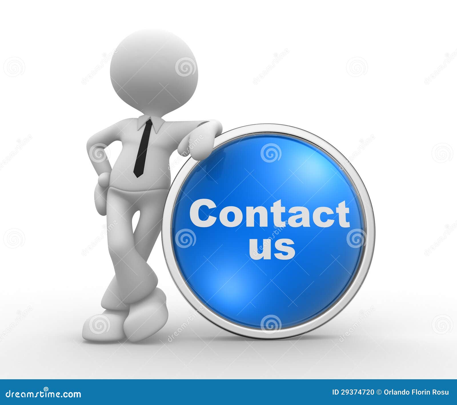 Contactez-nous illustration stock. Illustration du idée - 29374720