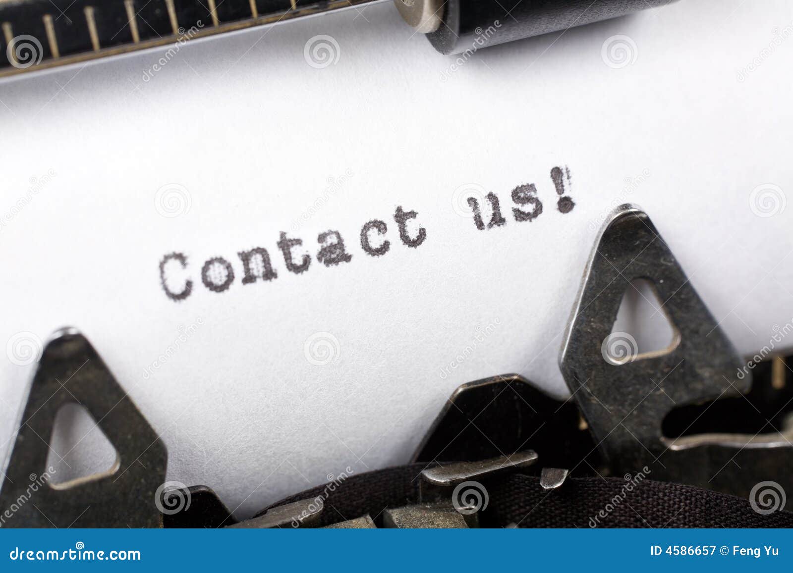 Contactez-nous image stock. Image du désuet, écriture - 4586657