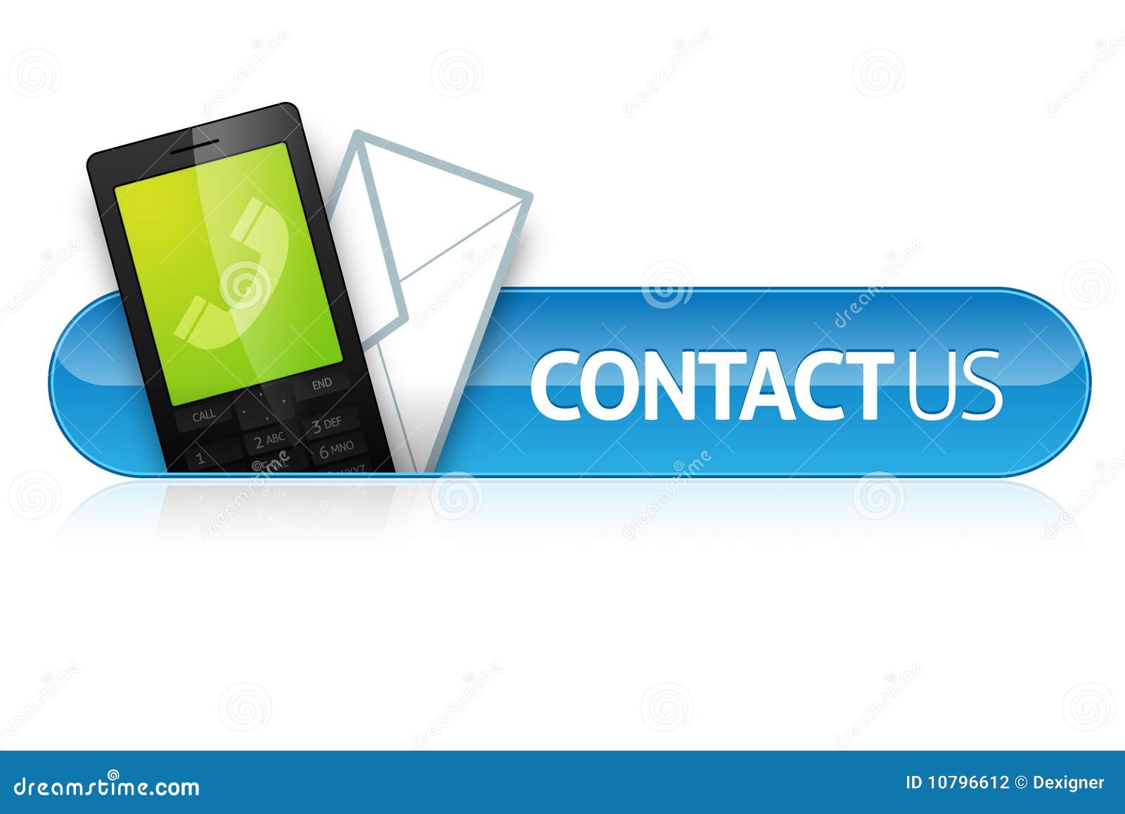 Contactez-nous graphisme illustration stock. Illustration du bulle ...