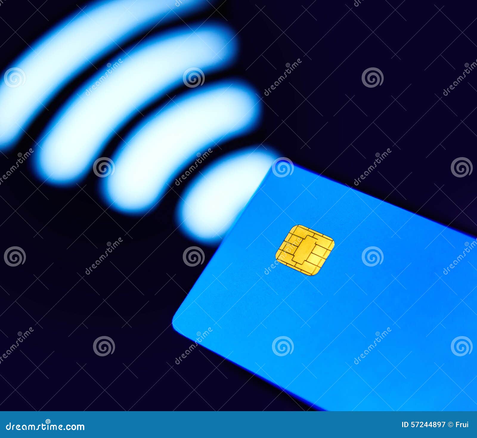 Contactless card stock image. Image of cashier, paywave - 57244897