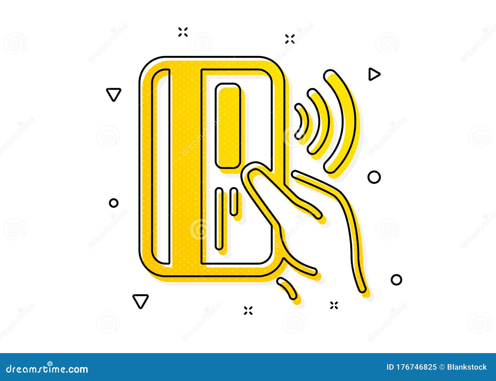 Contactless Payment Card Icon. Money Sign. Vector Stock Vector ...