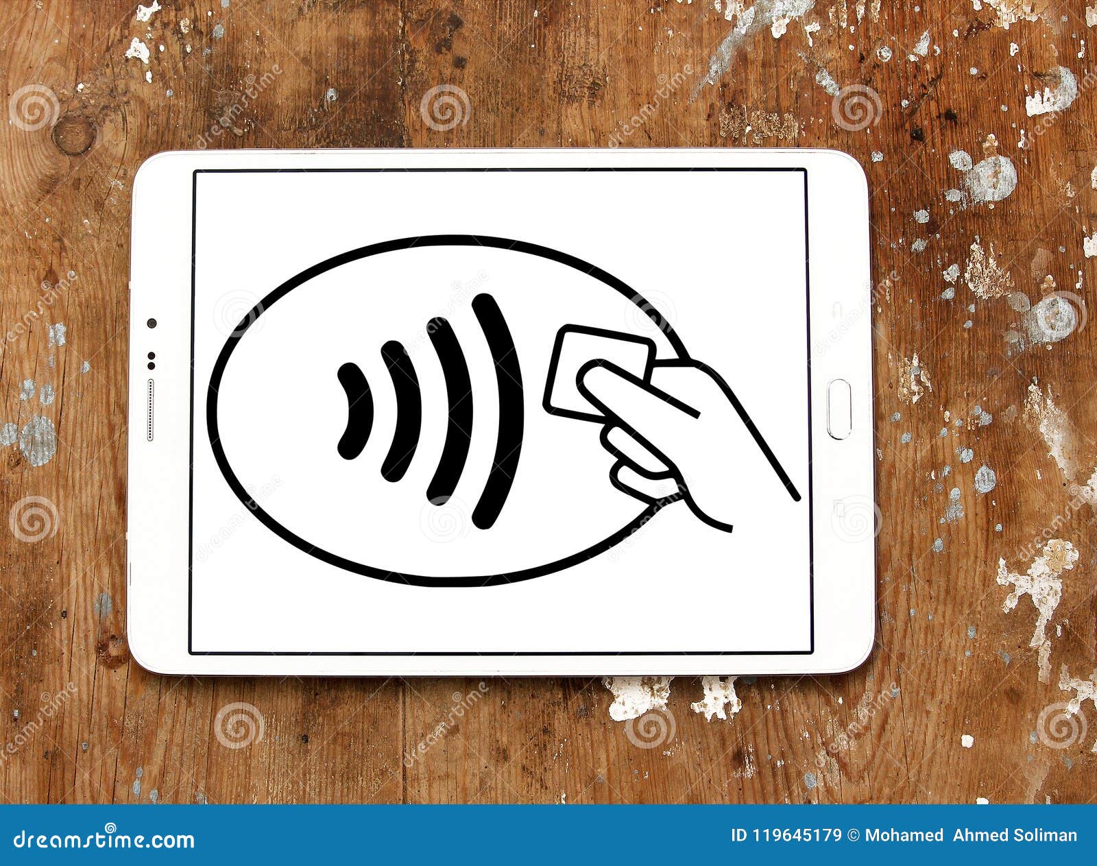 Contactless Payment System Logo Editorial Stock Image - Image of cards ...