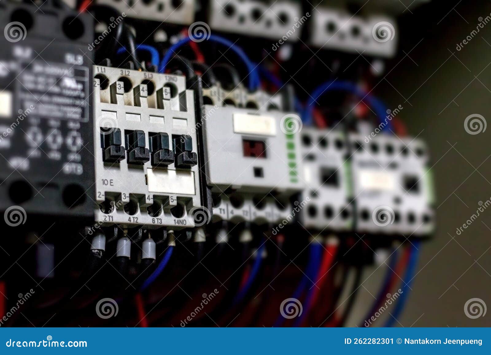 Contactor. stock image. Image of electronic, circuit - 262282301