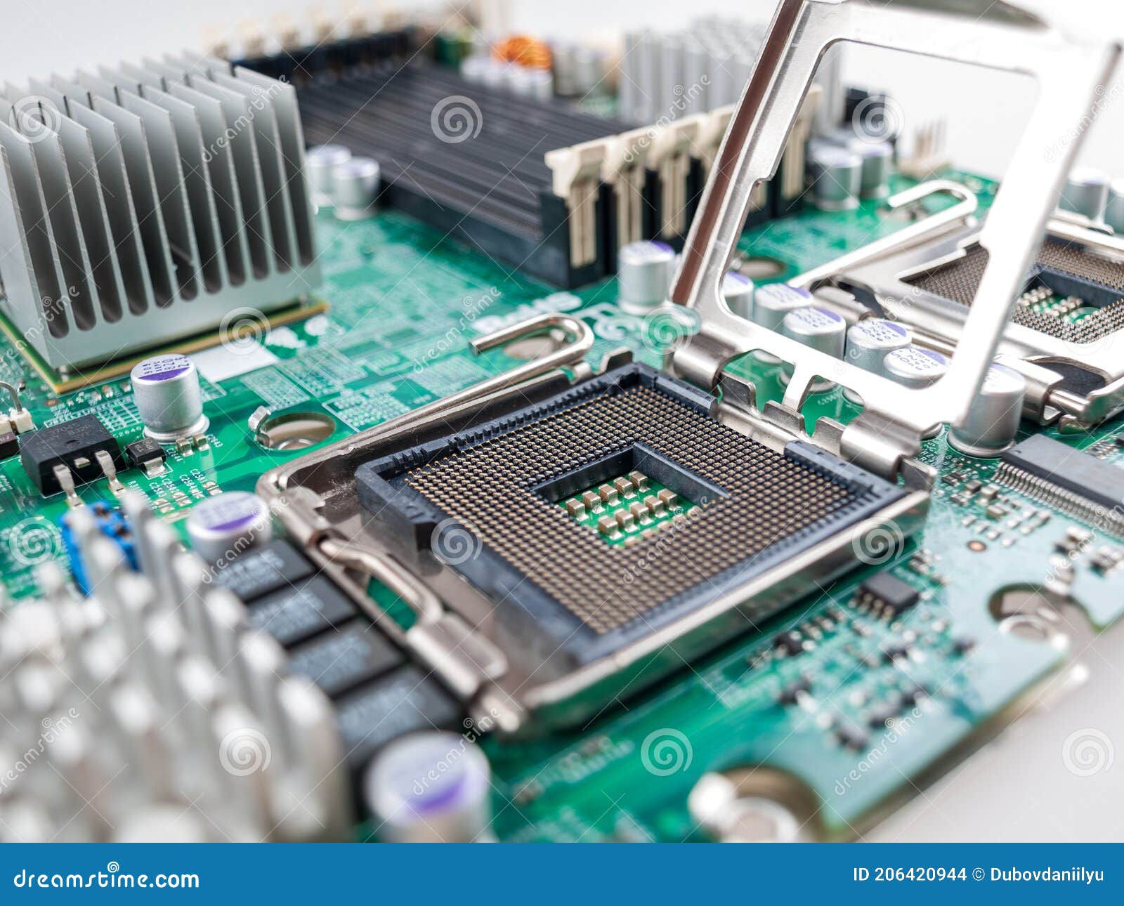 Contacts for Connecting the CPU on the Motherboard To the Processor ...