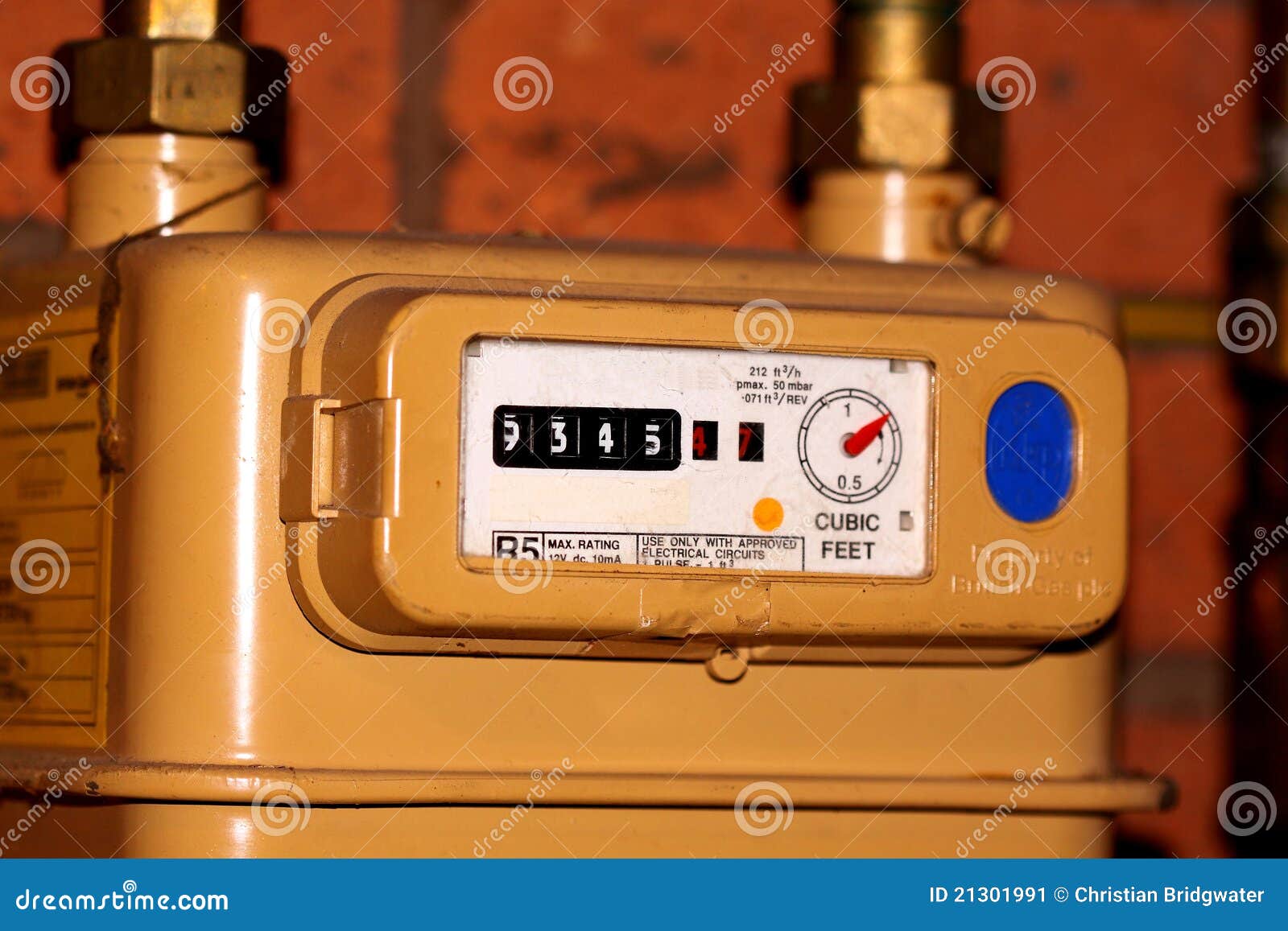 Contador de gas imagen de archivo. Imagen de fuente, tubo - 21301991
