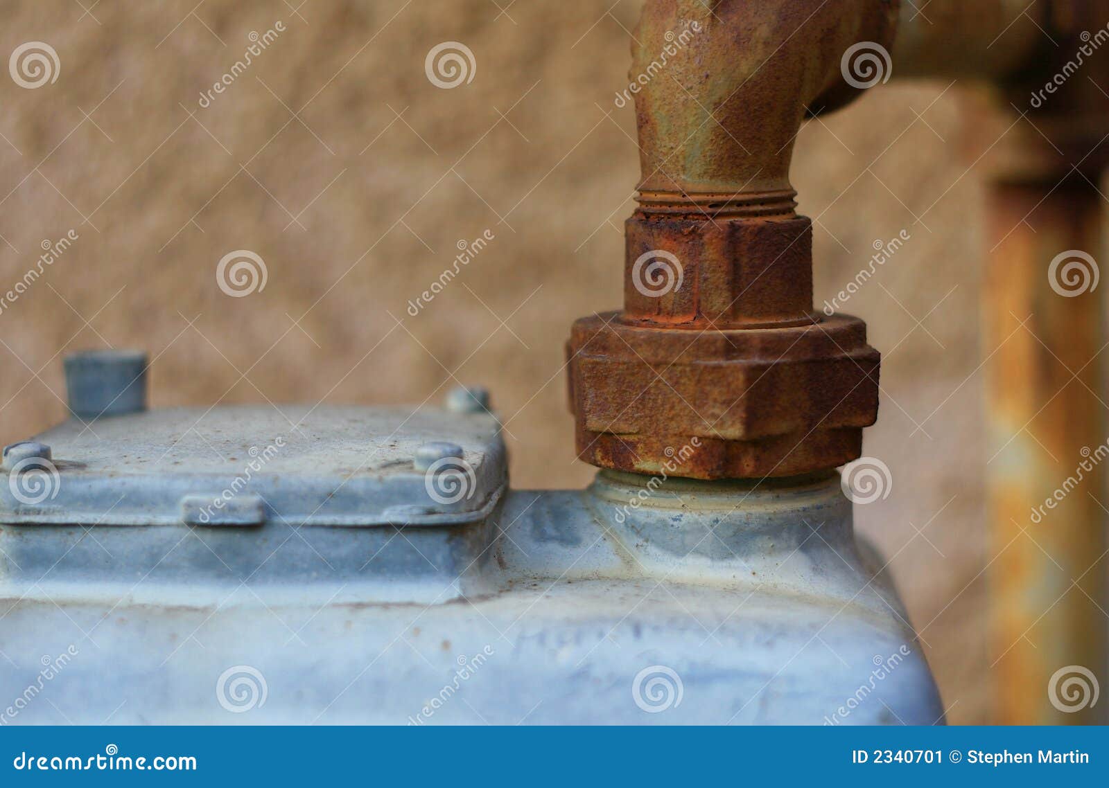 Rusty Gas Meter Imagen. Imagen: 2340701