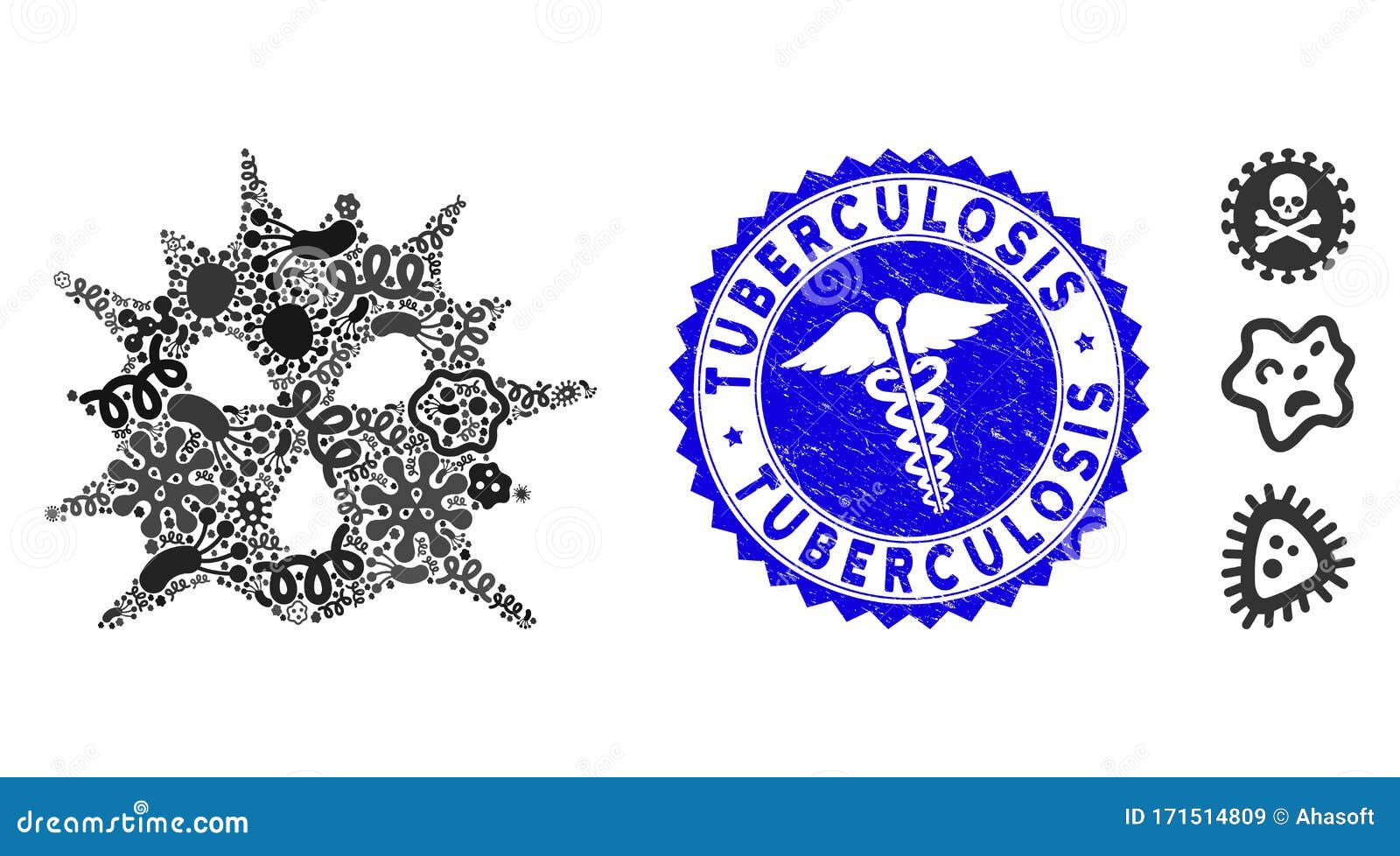 Contagious Collage Virus Structure Icon with Serpents Distress ... Contagious Collage Virus Structure Icon with Serpents Distress ...