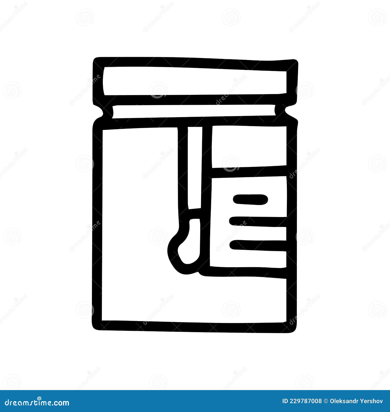 Biomaterials Icon Hand Drawn Illustration Cartoon Vector ...