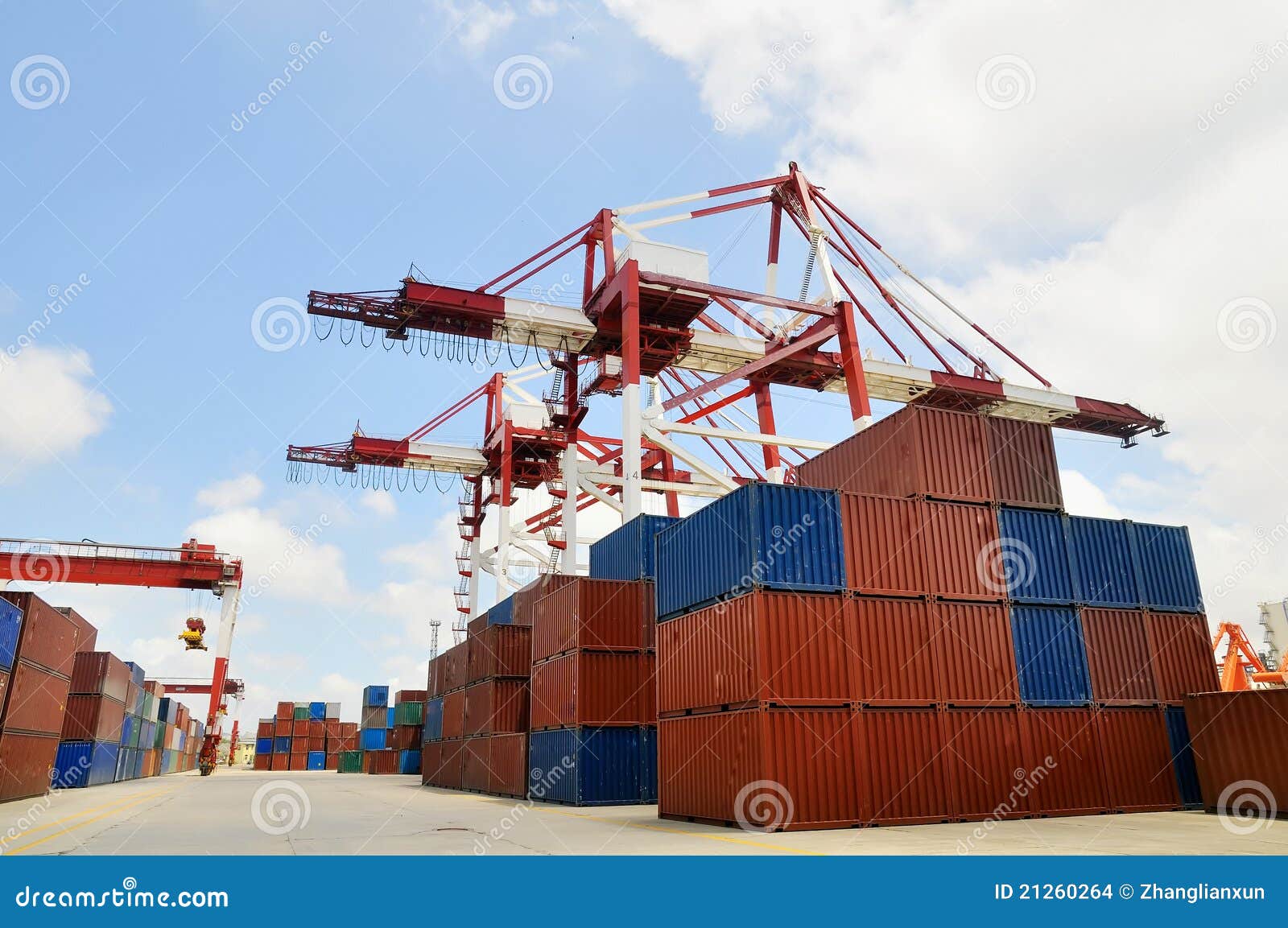 Container blocks stock photo. Image of terminals, block - 21260264