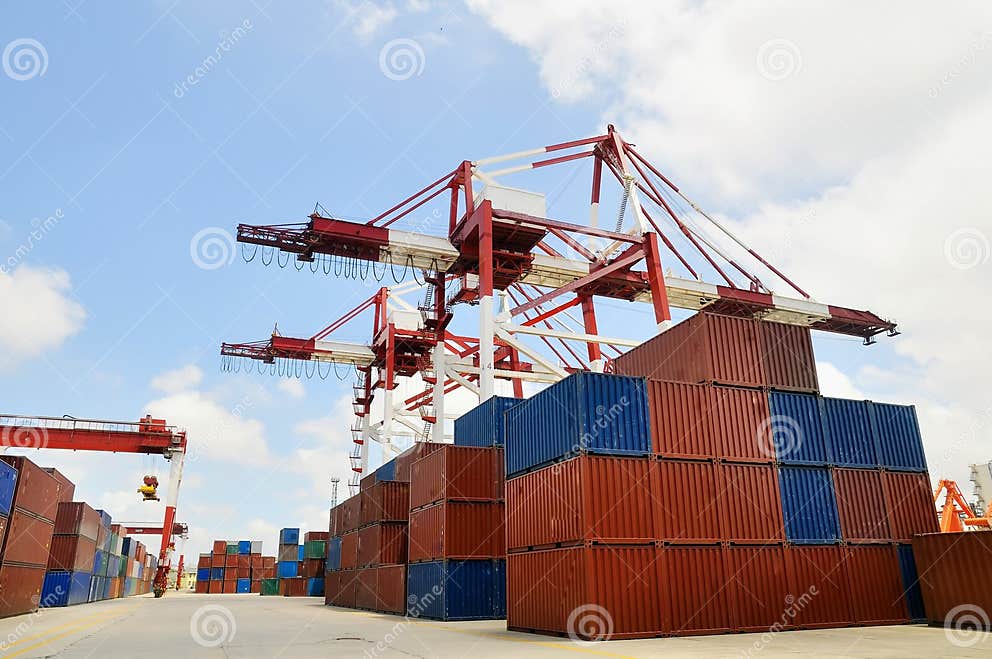 Container blocks stock photo. Image of terminals, block - 21260264