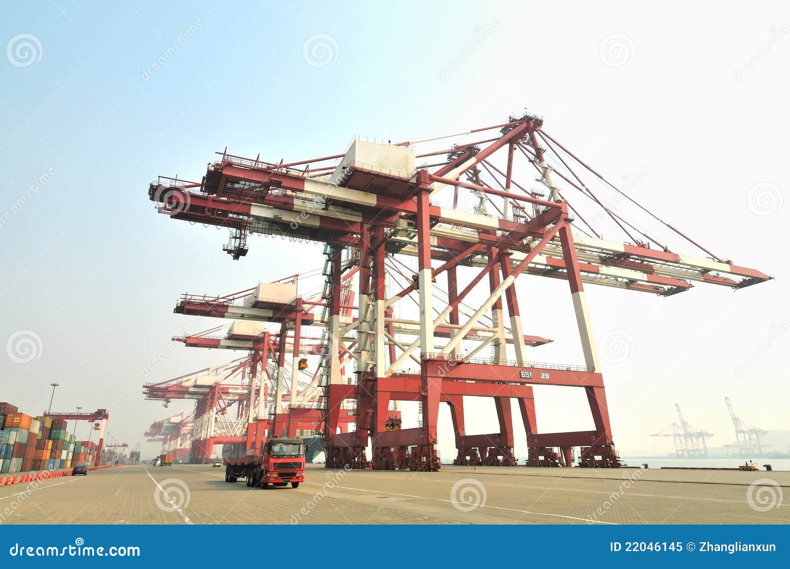 Container blocks stock image. Image of international - 22046145