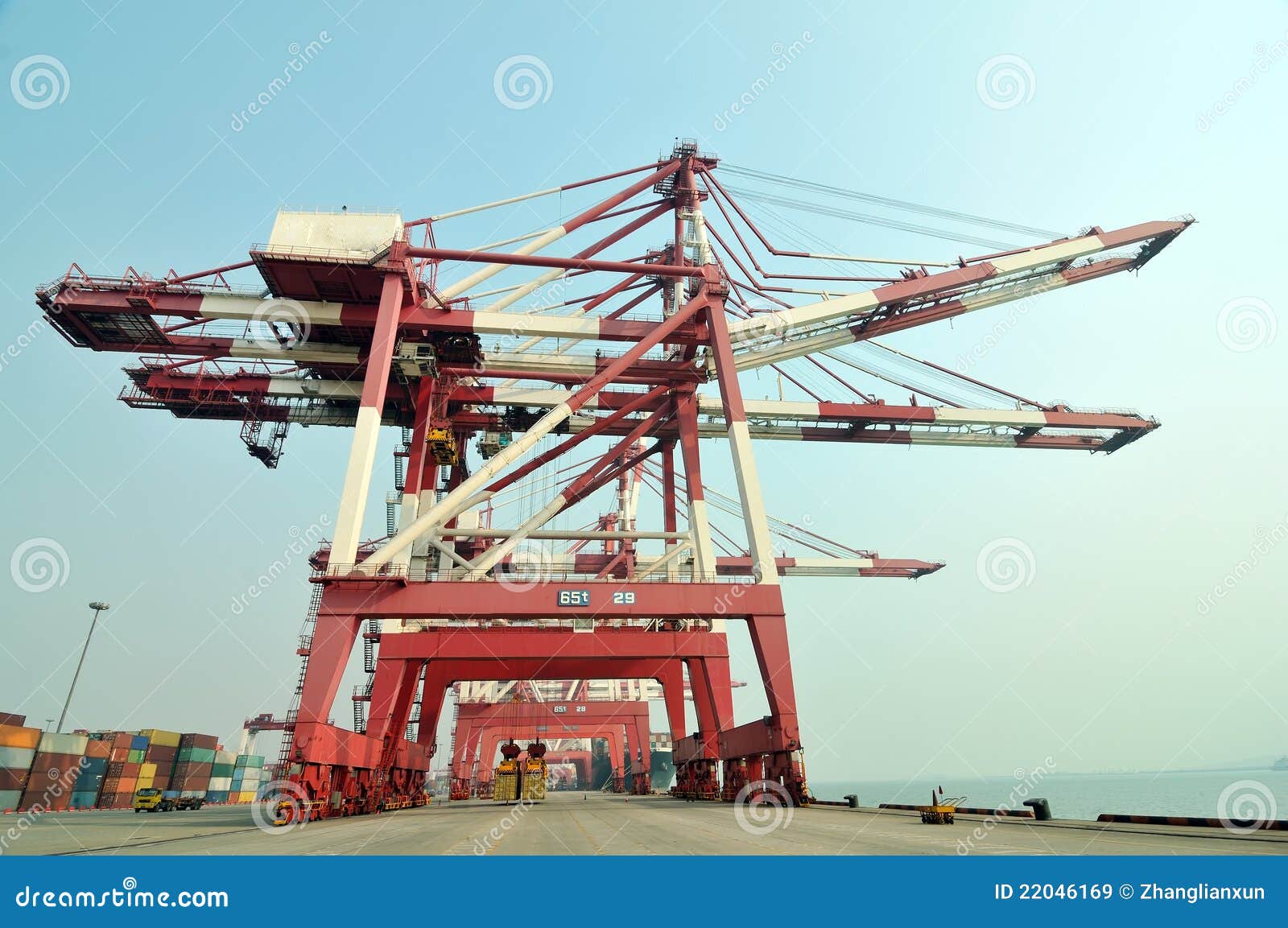 Container blocks stock image. Image of shipyards, provide - 22046169