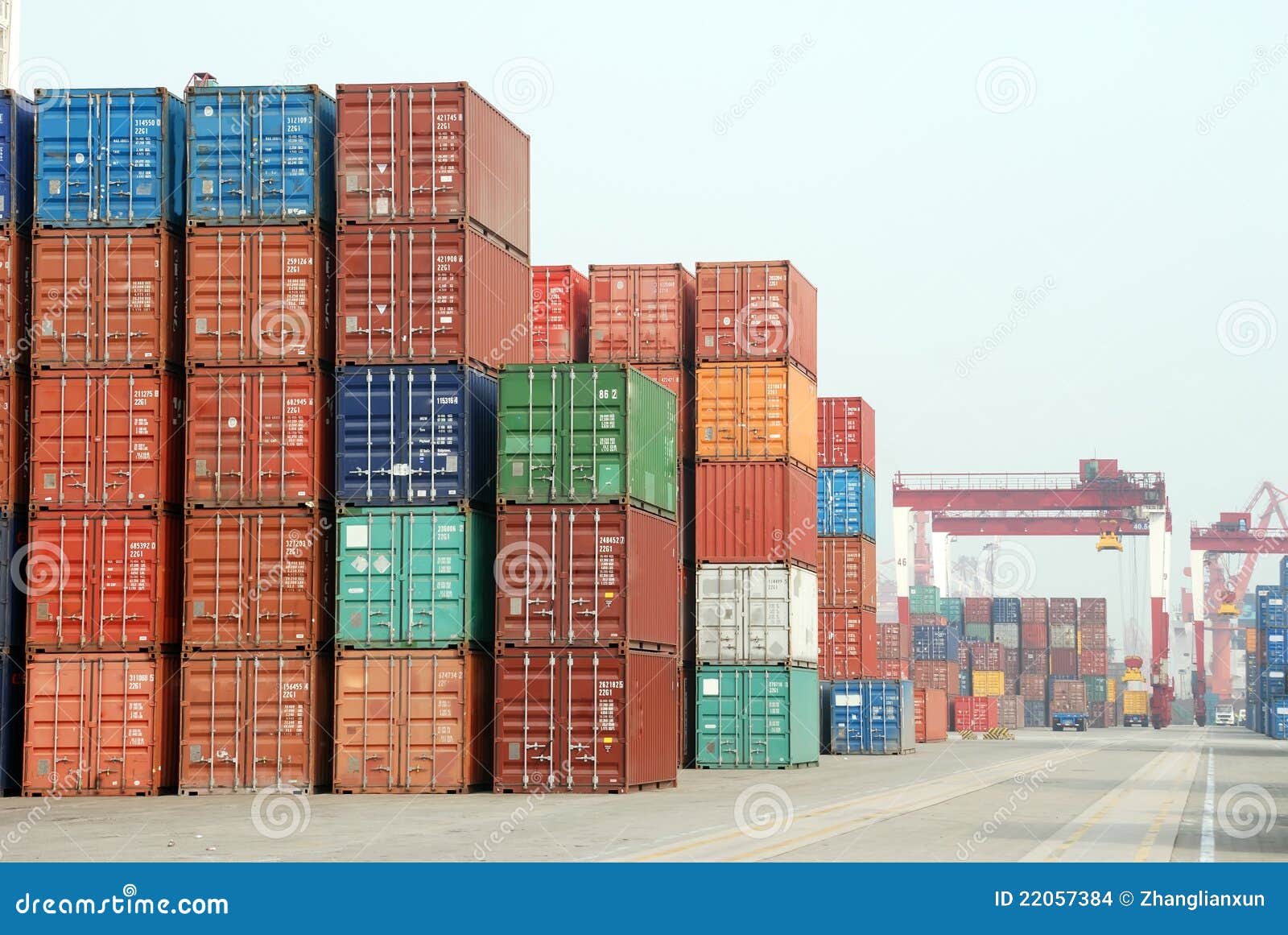 Container blocks stock photo. Image of pier, provide - 22057384