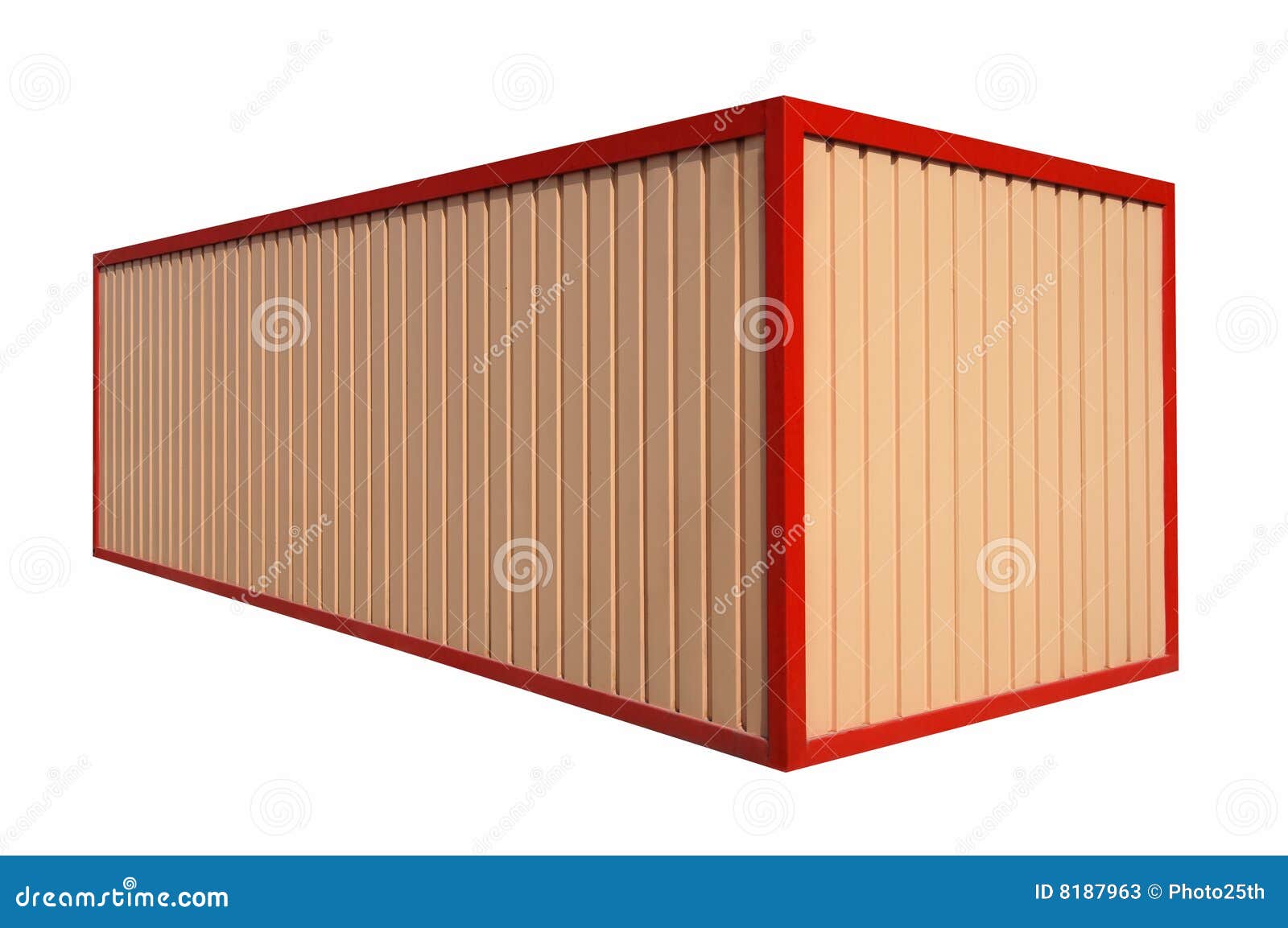 Container box stock image. Image of container, prefabricated - 8187963