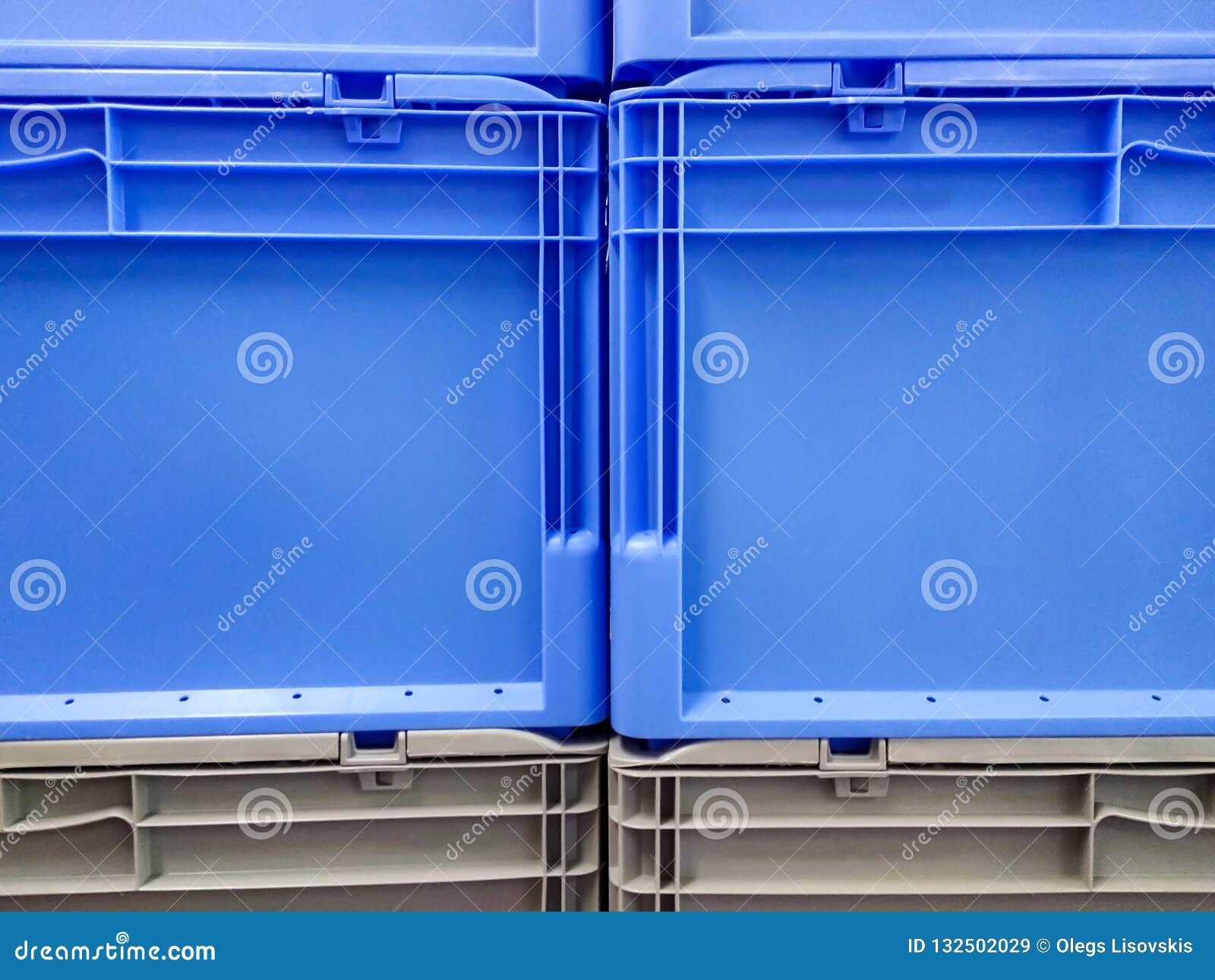 Container Boxes on Top of Each Other Stock Image - Image of goods ...