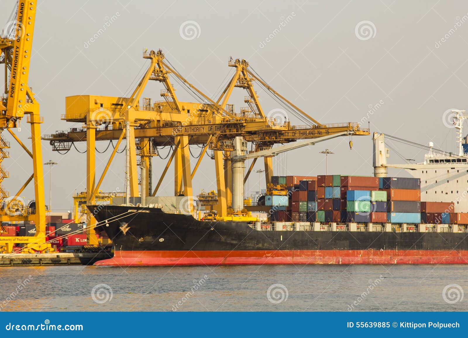 Container Cargo Freight Ship Editorial Image - Image of nautical ...
