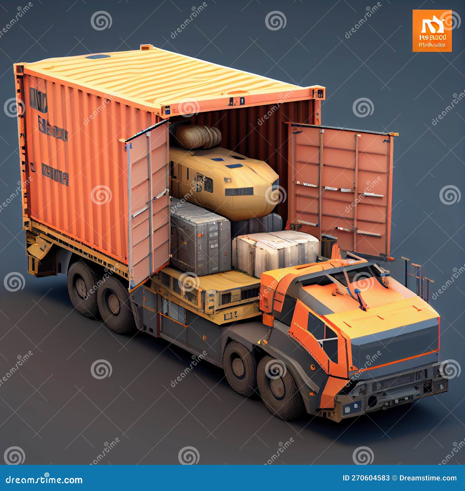 Container Cargo for Logistics Stock Image - Image of shipment, delivery ...
