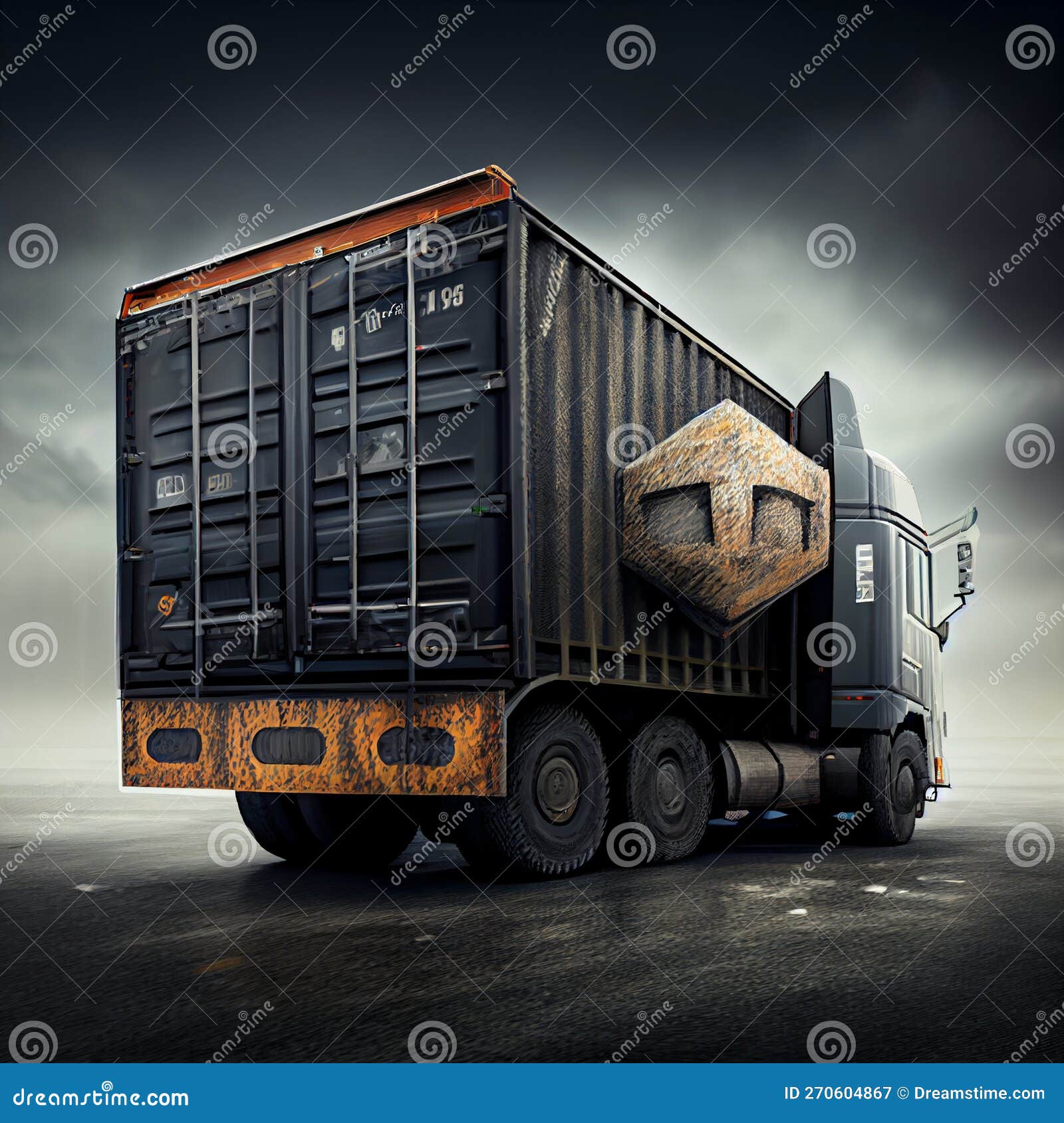 Container Cargo for Logistics Stock Image - Image of maritime, port ...