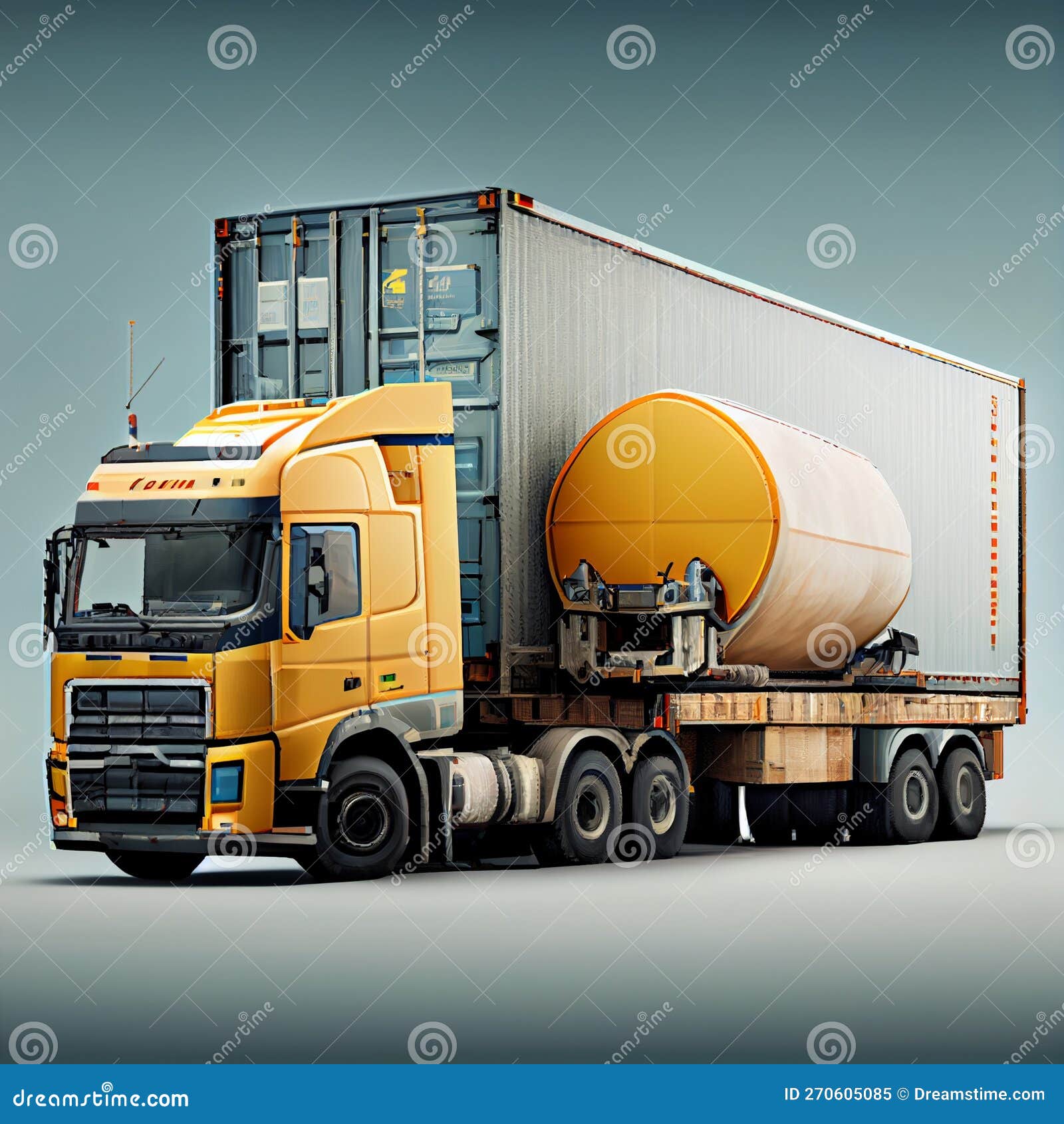 Container Cargo for Logistics Stock Illustration - Illustration of ship ...