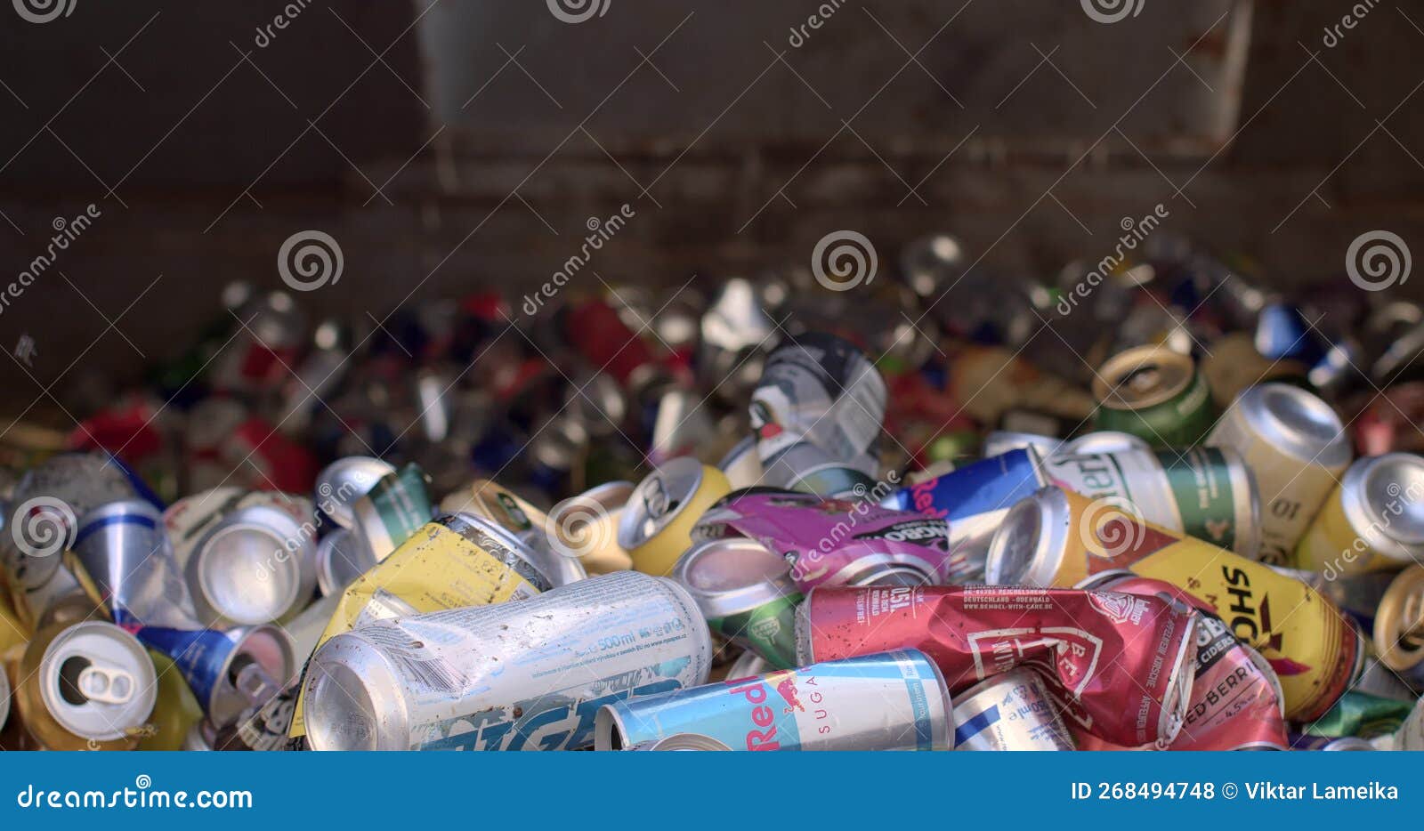 Container Collection Metal Waste Cans Sorting Garbage Mobile Waste ...