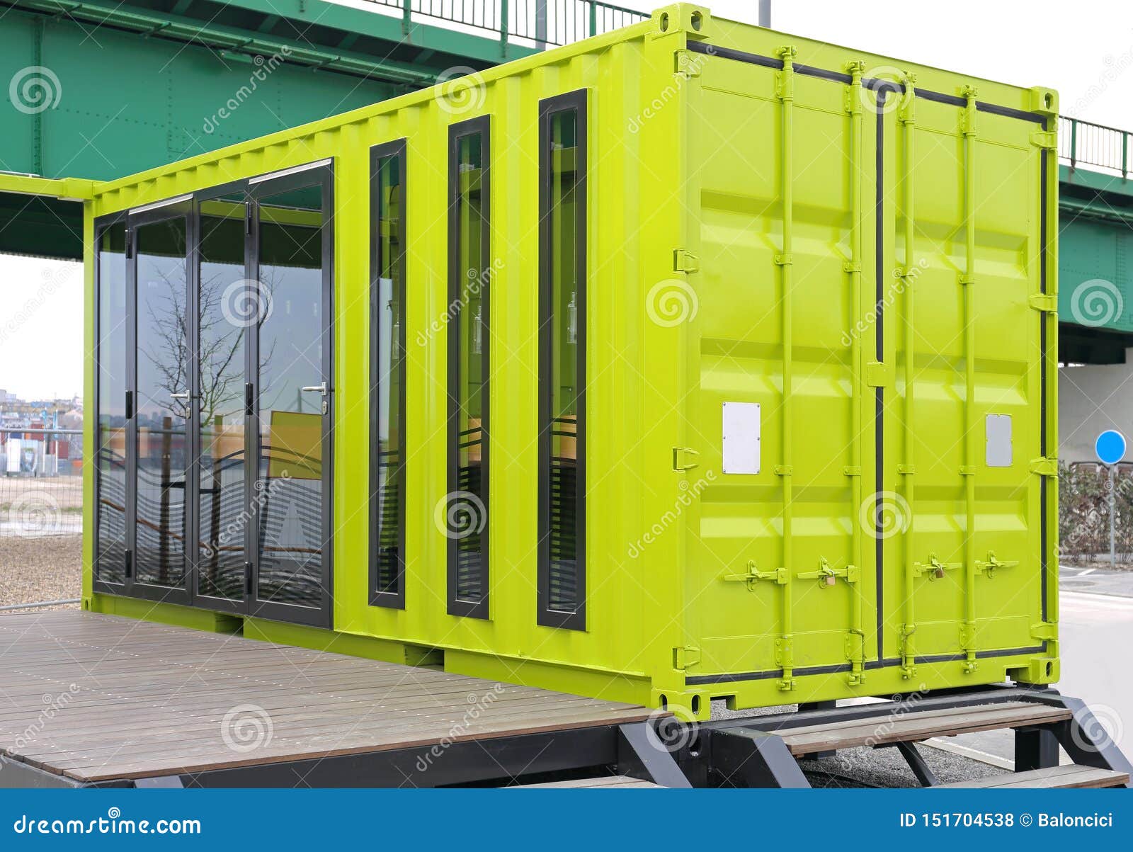 Container Conversion stock photo. Image of logistics - 151704538