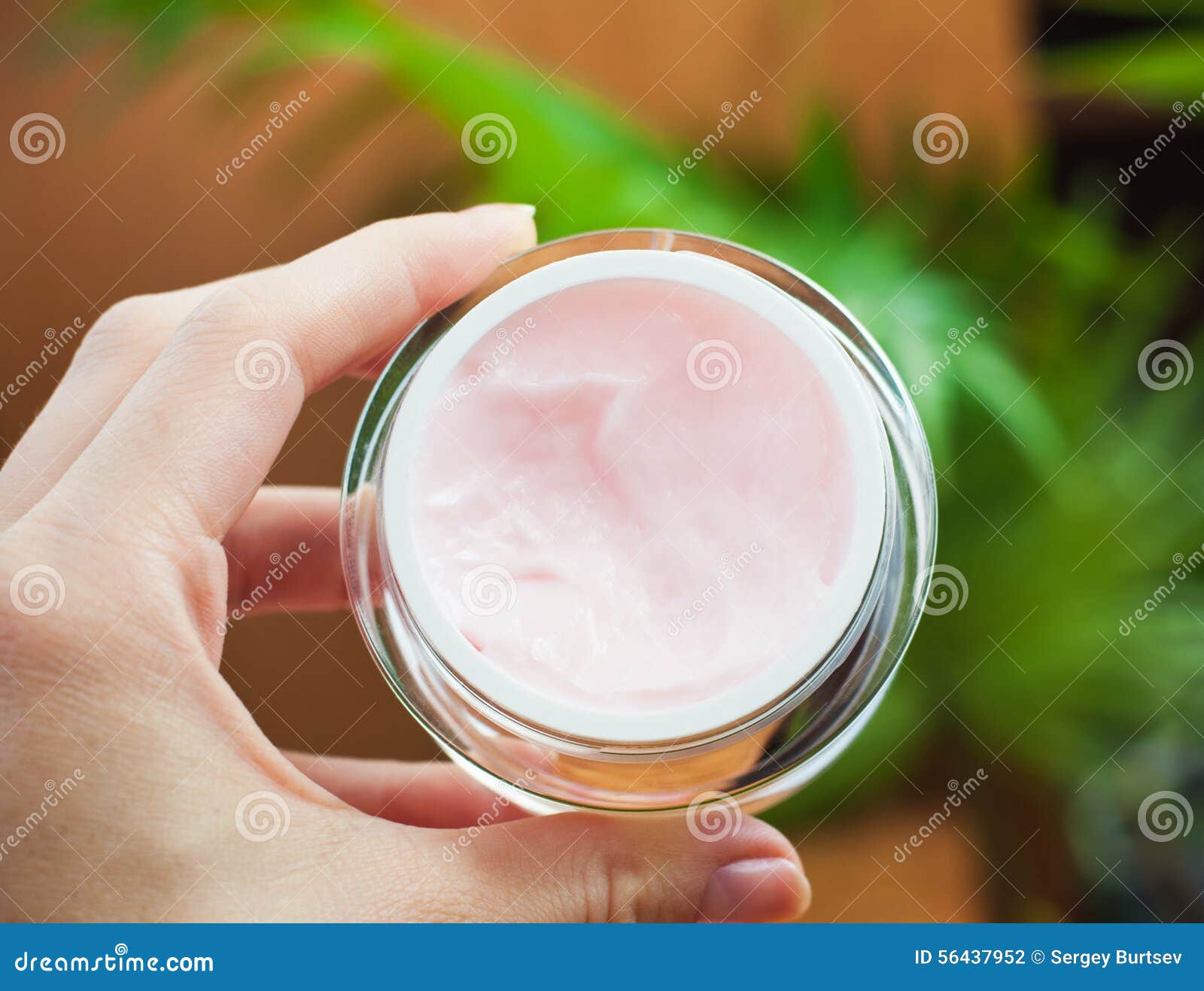 Container of Cosmetic Moisturizing Cream Stock Photo - Image of bath ...