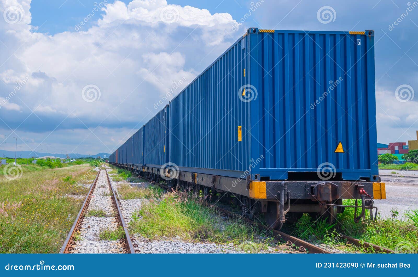 Container Crane Cargo Freight Ship with Working Crane Loading Bridge ...