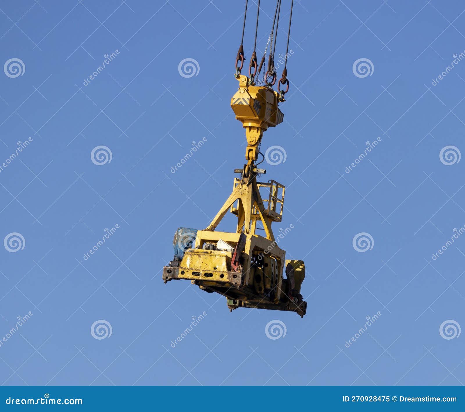 Container Crane Hook Close Up Stock Image - Image of industry, mast ...