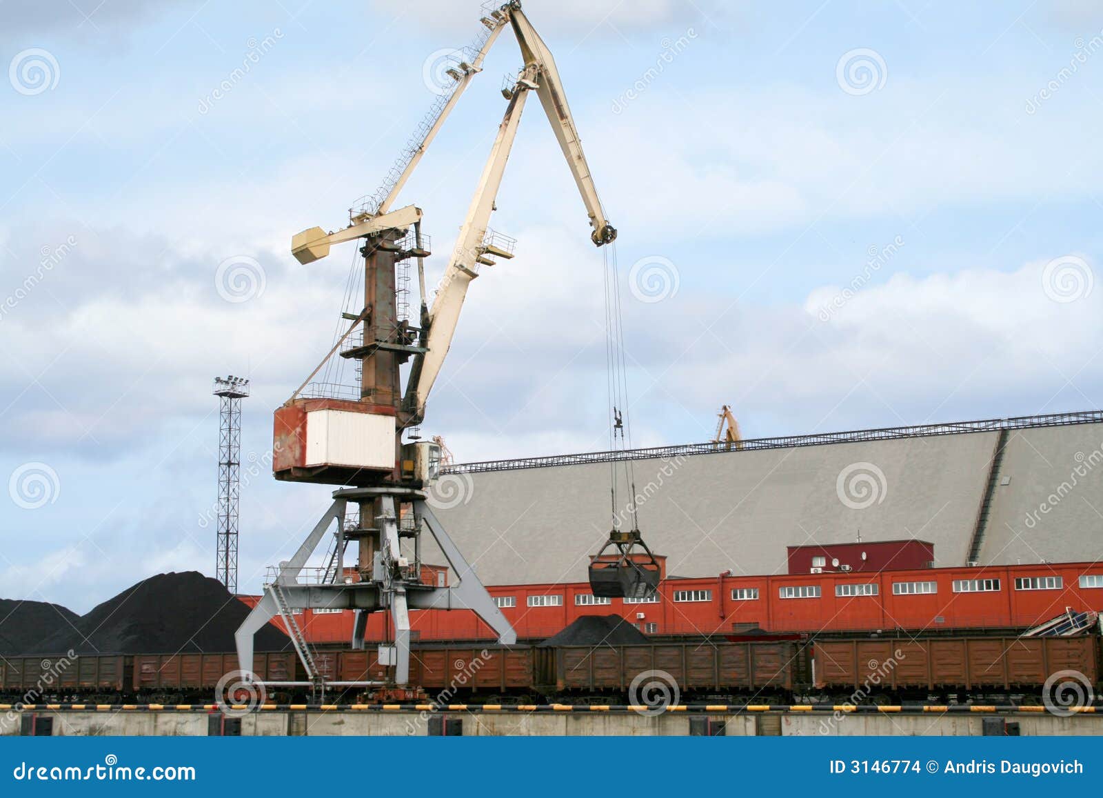 Container cranes 03 stock photo. Image of hoist, business - 3146774