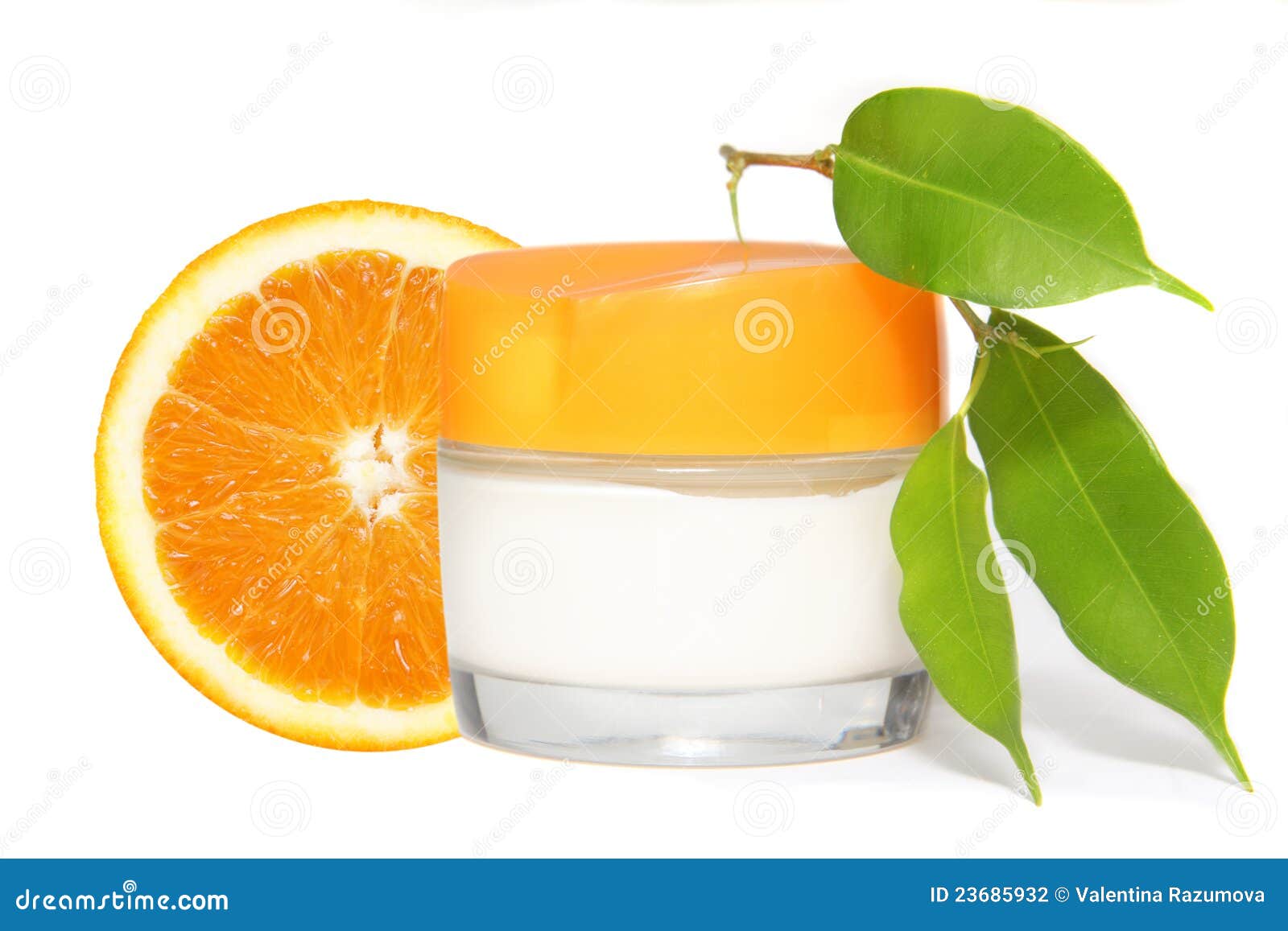 Container of cream stock photo. Image of beauty, green - 23685932