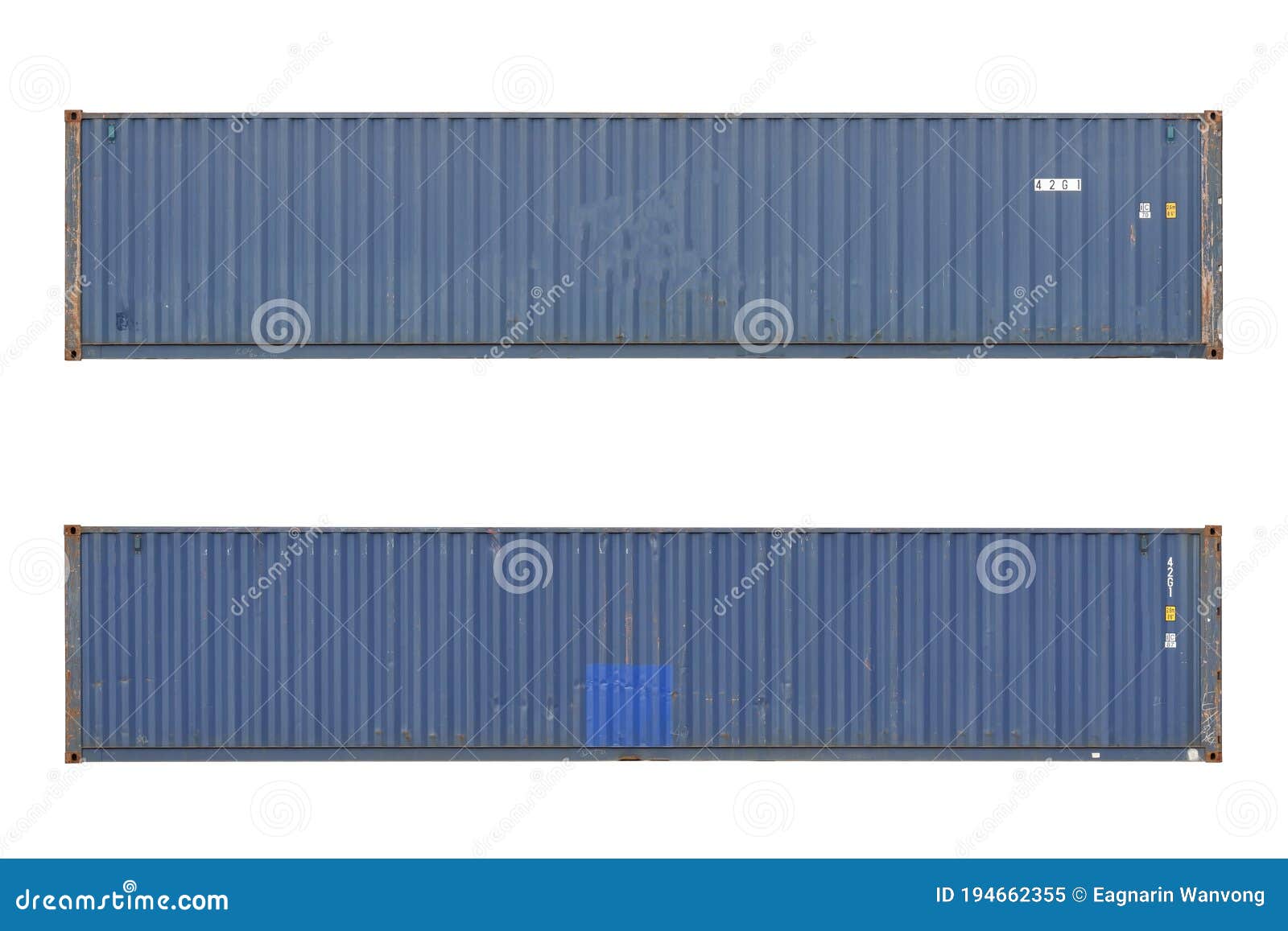 Container Cut White Background To Make it Easy To Use Stock Image ...