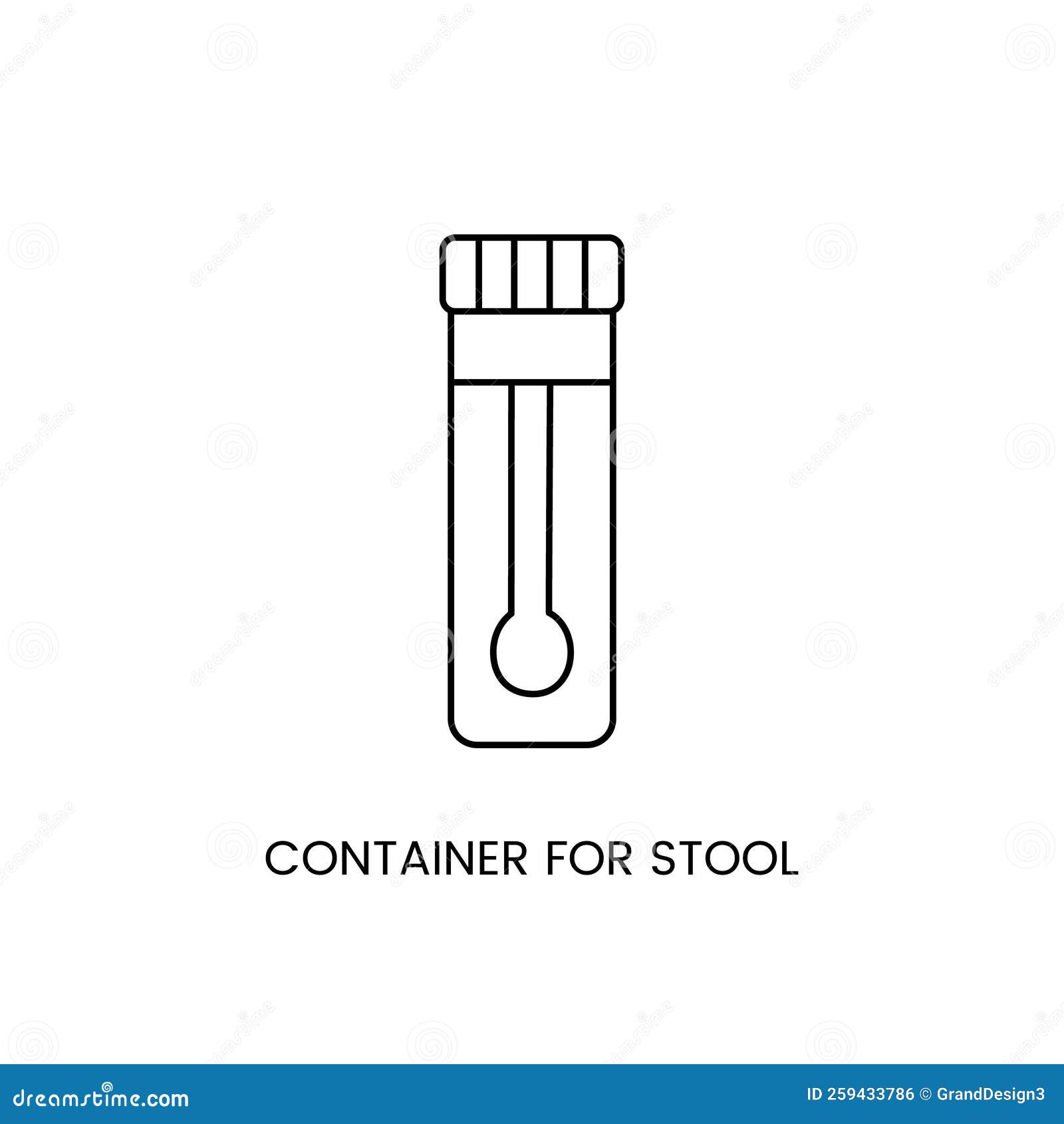 Container for Fecal or Stool Analysis, Container for Biomaterial ...